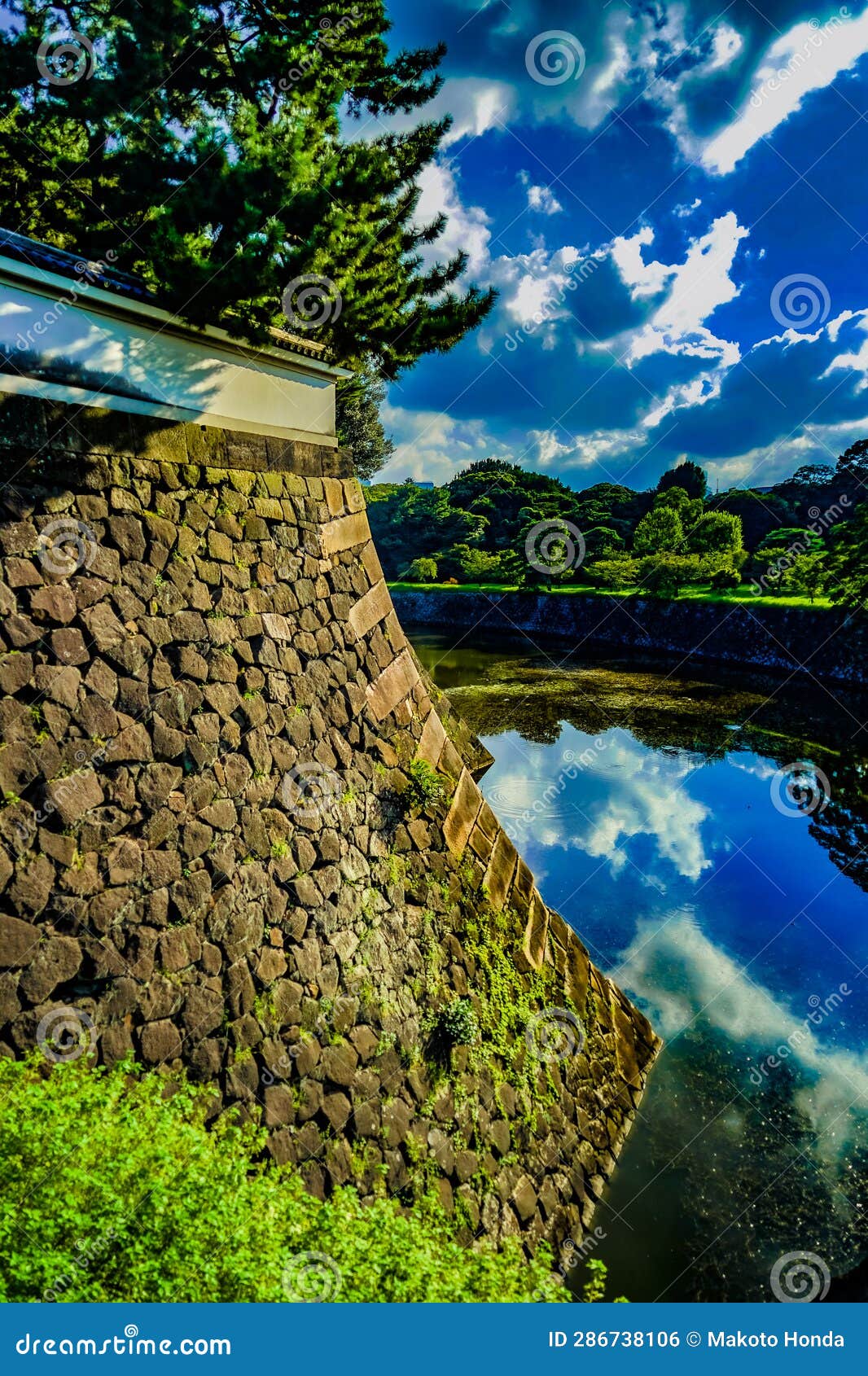 Edo Castle Ishigaki stock photo. Image of landscape - 286738106