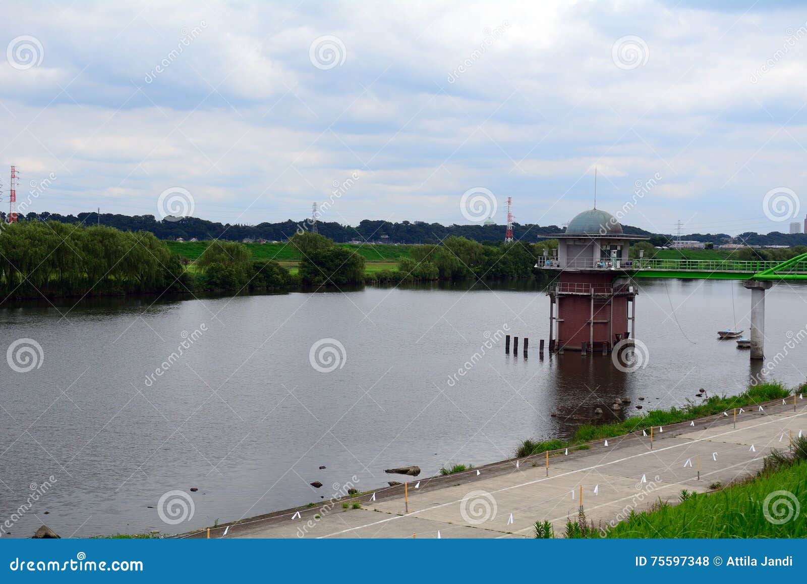 Edo River, Tokyo, Japan stock photo. Image of japanese - 75597348