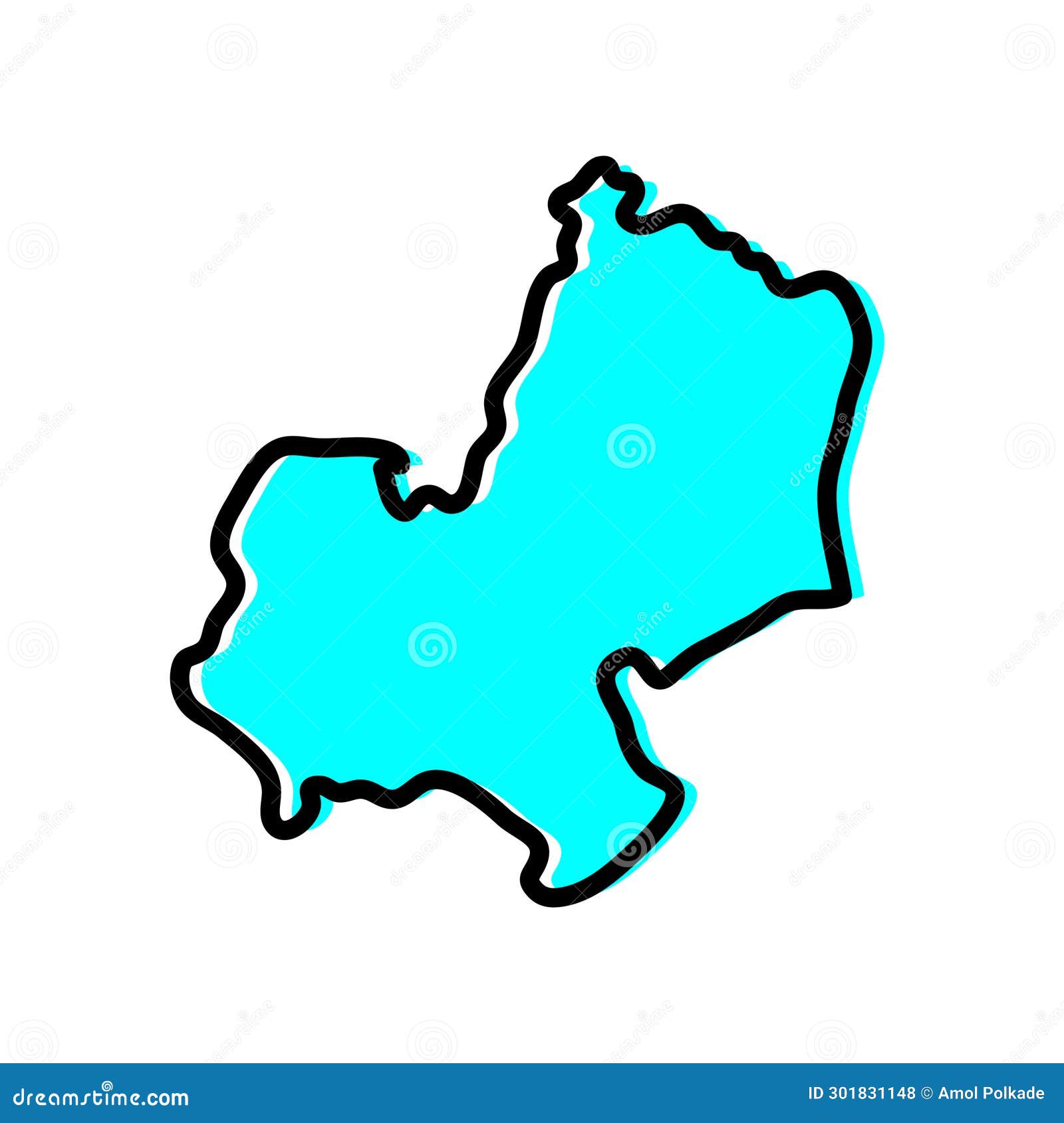 Edo State of Nigeria Vector Map Illustration Stock Illustration ...