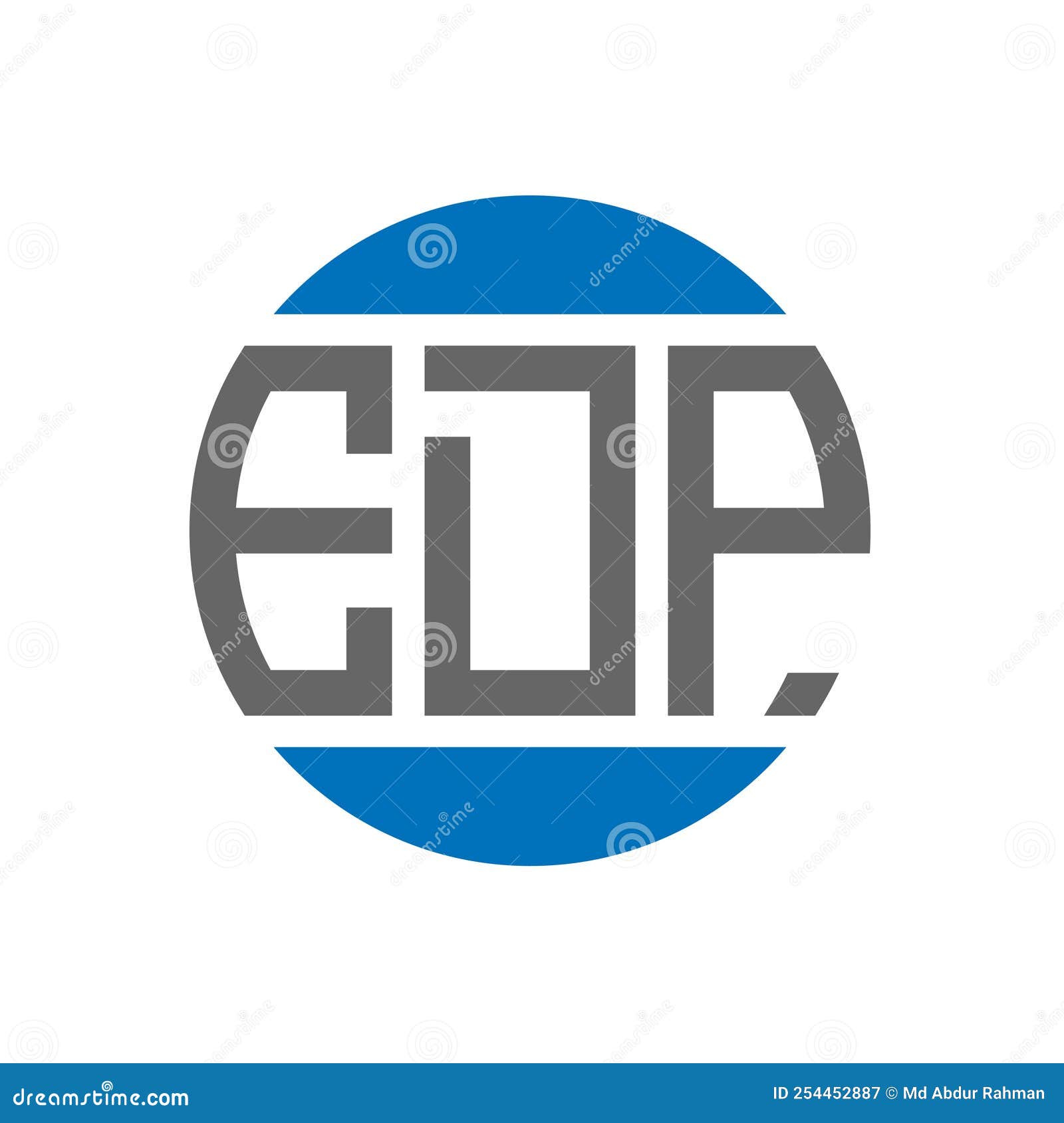EDP Letter Logo Design on White Background. EDP Creative Initials ...