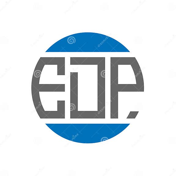 EDP Letter Logo Design on White Background. EDP Creative Initials ...