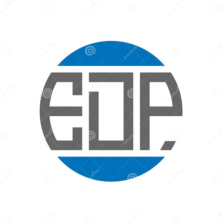 EDP Letter Logo Design on White Background. EDP Creative Initials ...