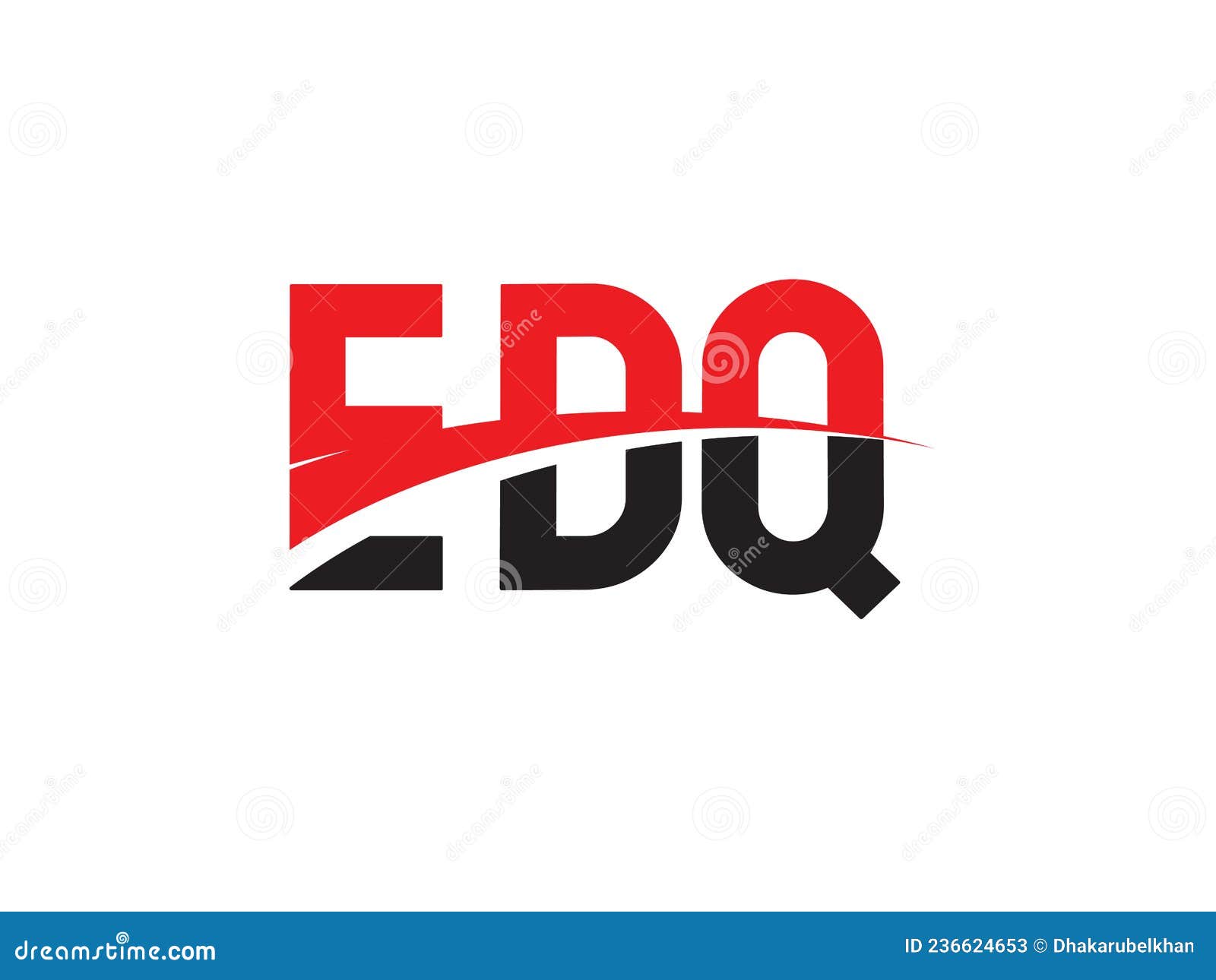 EDQ Letter Initial Logo Design Vector Illustration Stock Vector ...