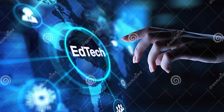 EdTech Educational Technology Enhancing Learning through Digital Tools, Projection on a Virtual ...