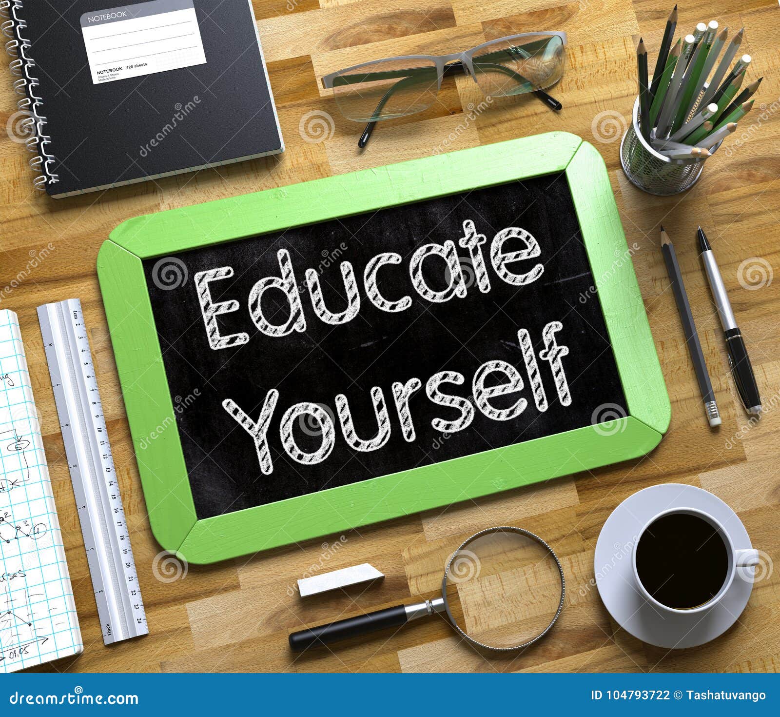 Educate Yourself Concept. 3D. Stock Photography | CartoonDealer.com ...