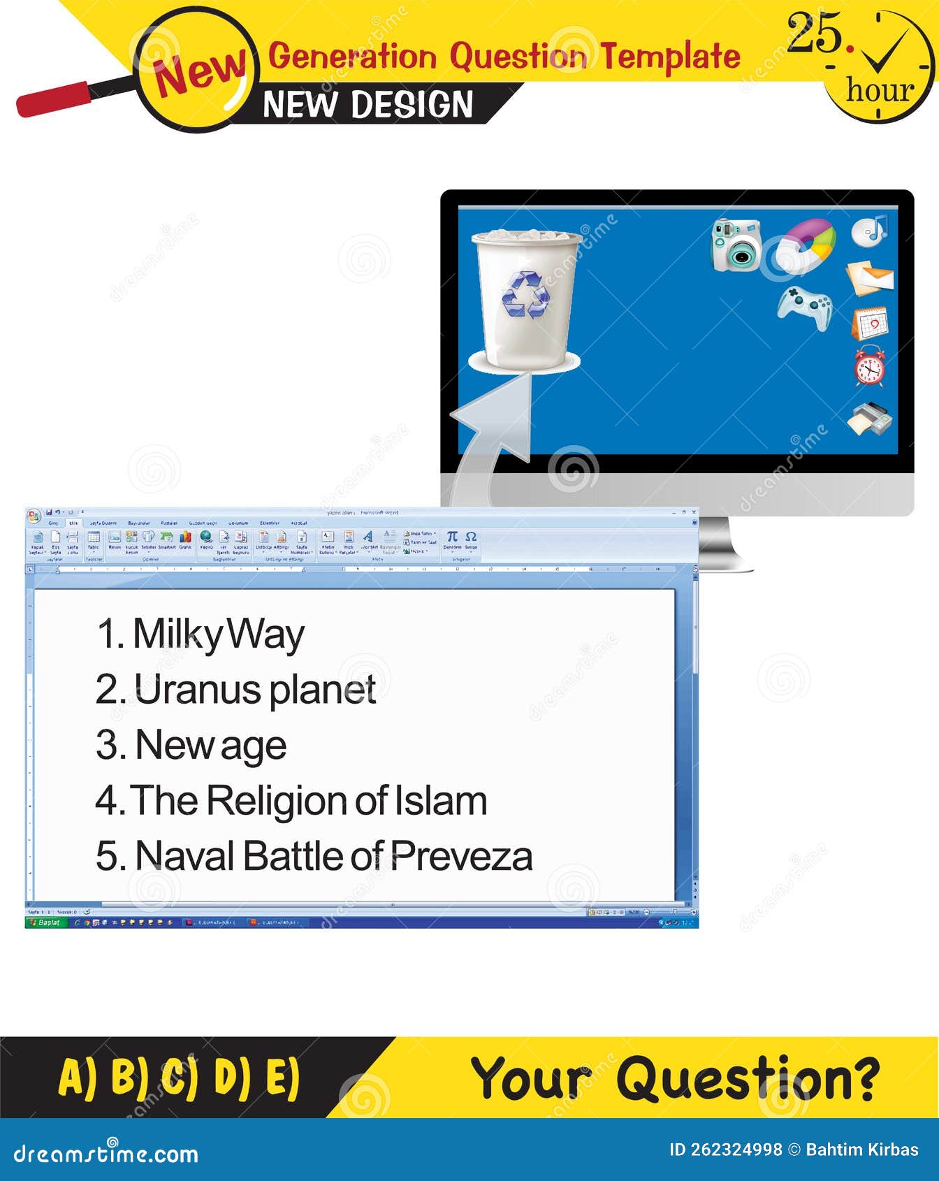 Text Templates - for Teachers, Next Generation Question Examples Stock ...