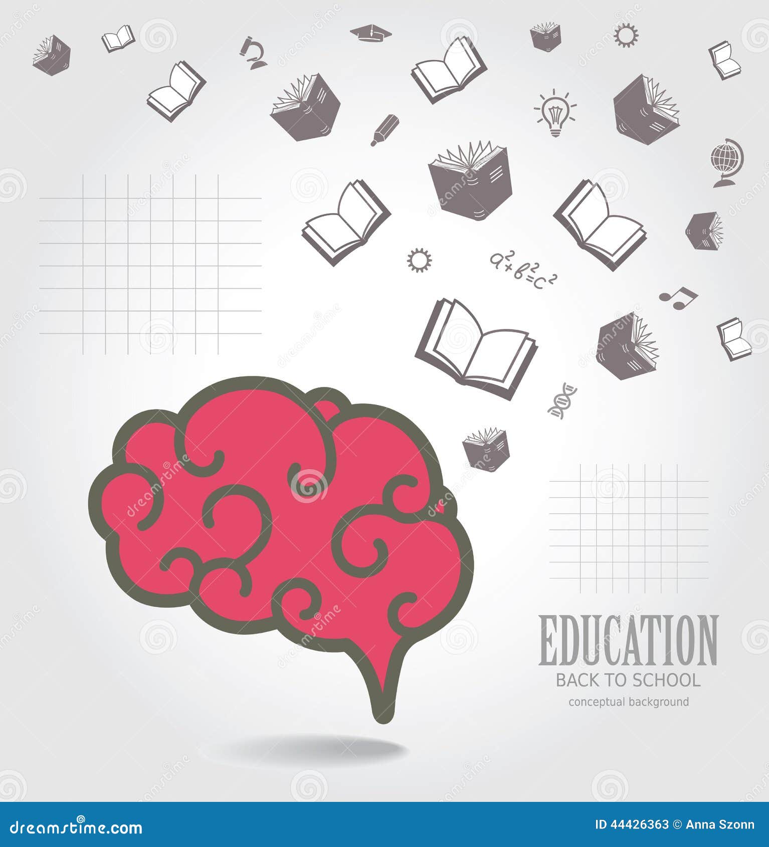Education Abstract Conceptual Background. Stock Vector - Illustration ...