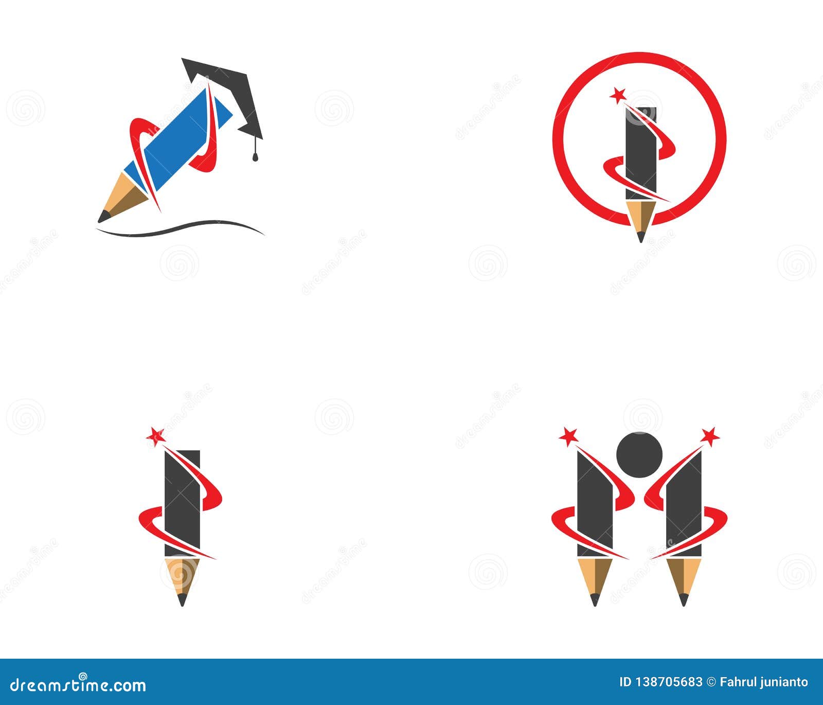 Education Acon and Symbol Template Stock Vector - Illustration of work ...