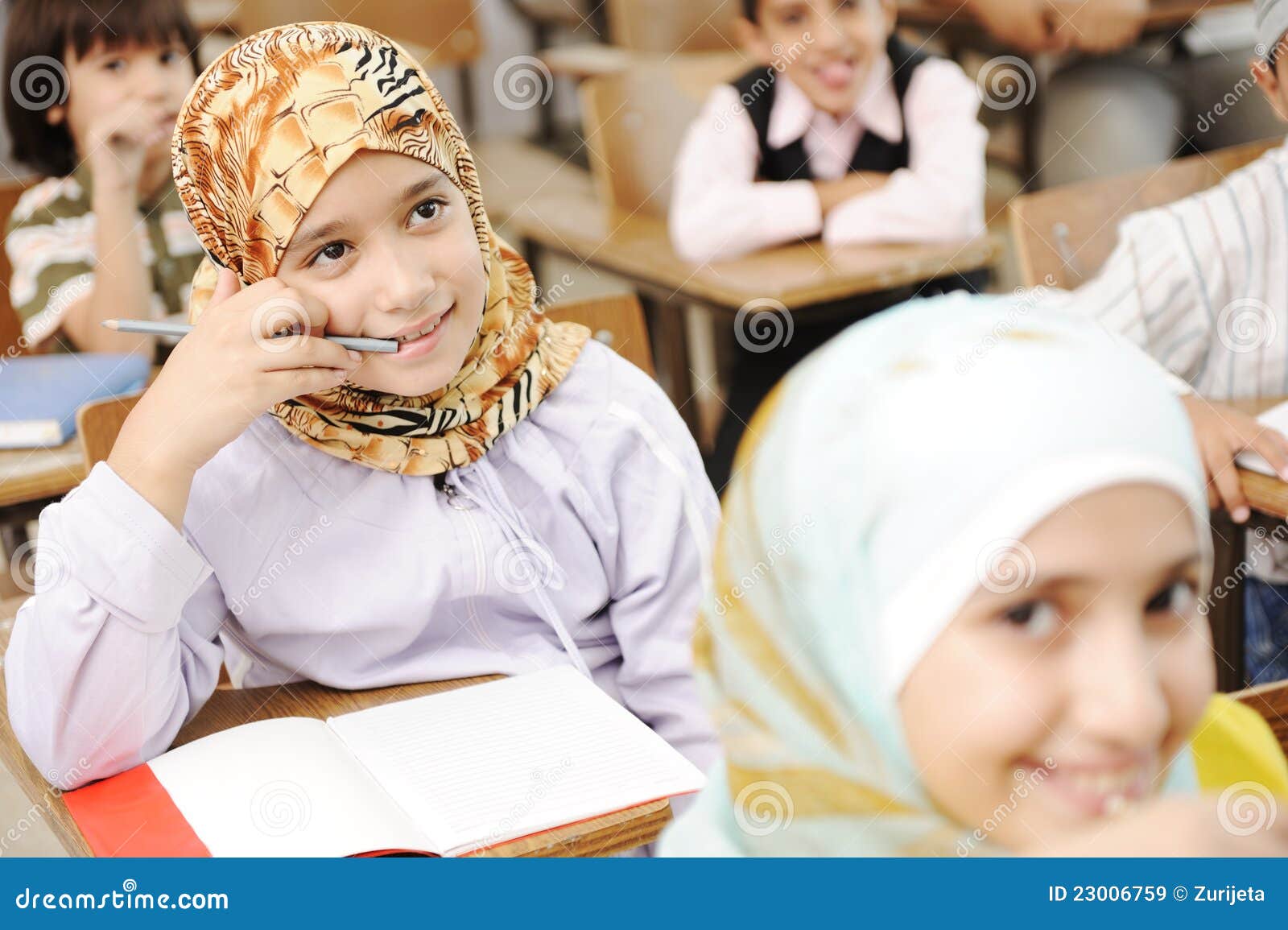Education Activities in Classroom at School, Stock Image - Image of ...