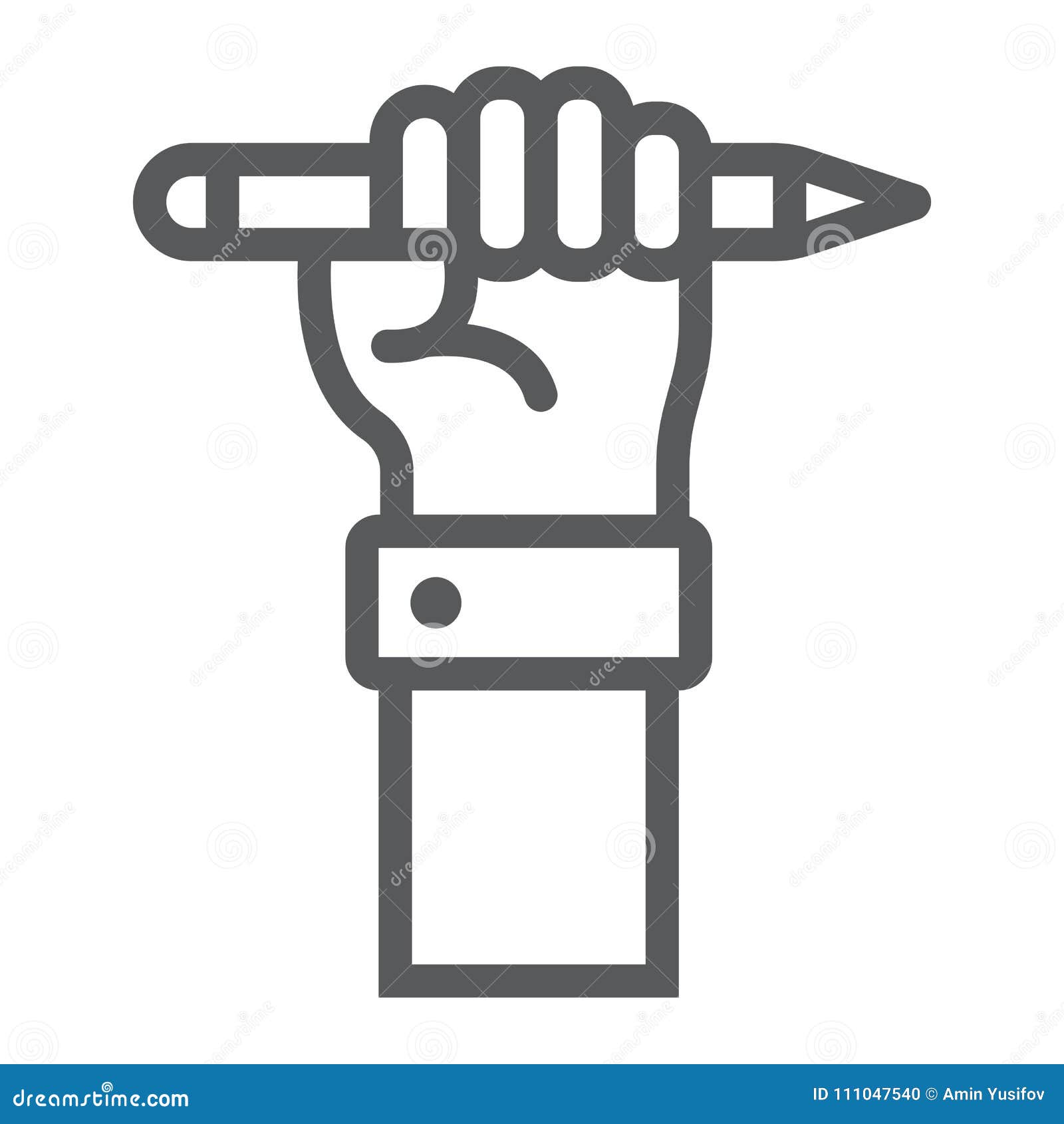 Education for All Line Icon, E Learning Stock Vector - Illustration of ...