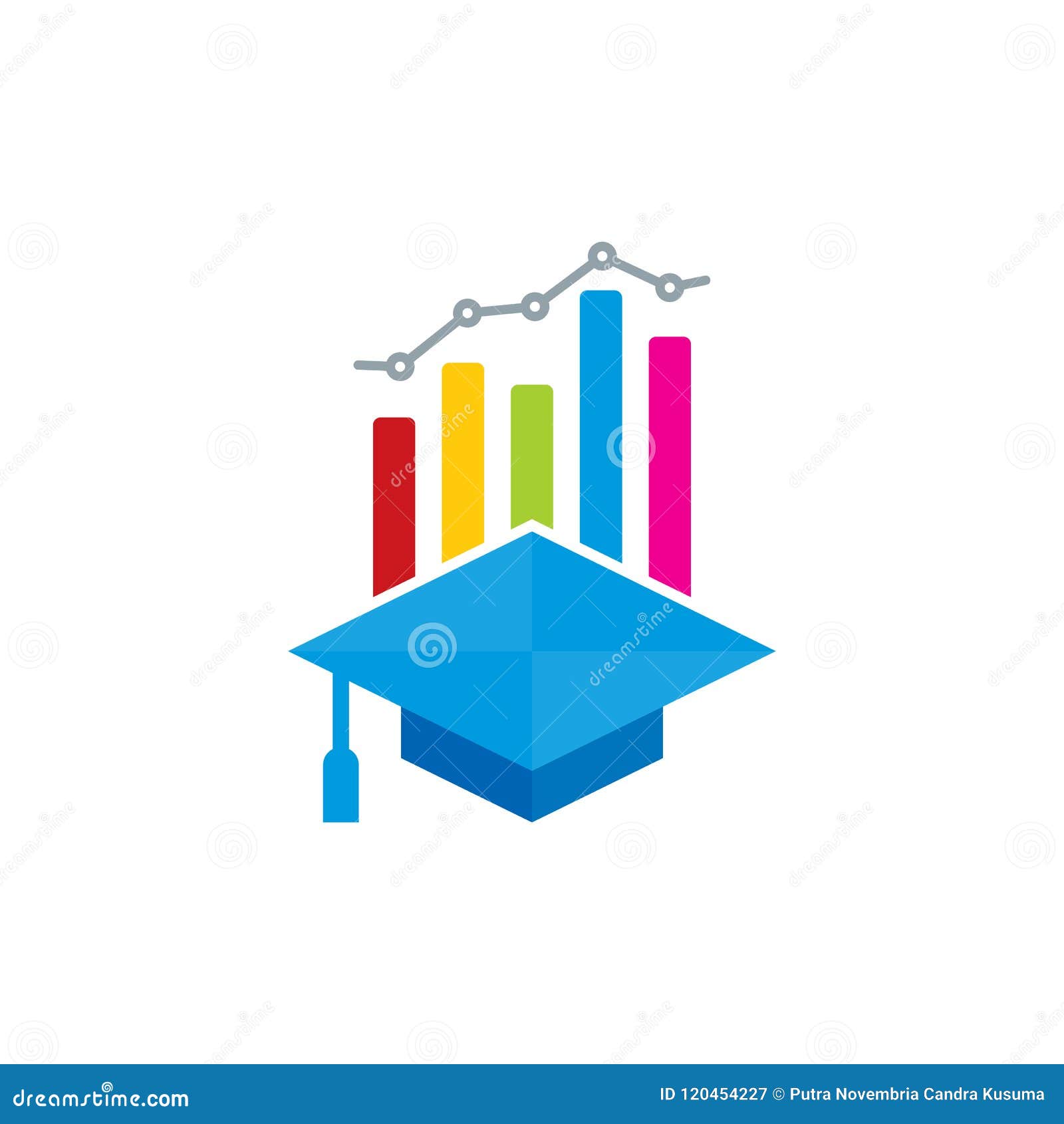 Education Analytic Logo Icon Design Stock Vector - Illustration of ...
