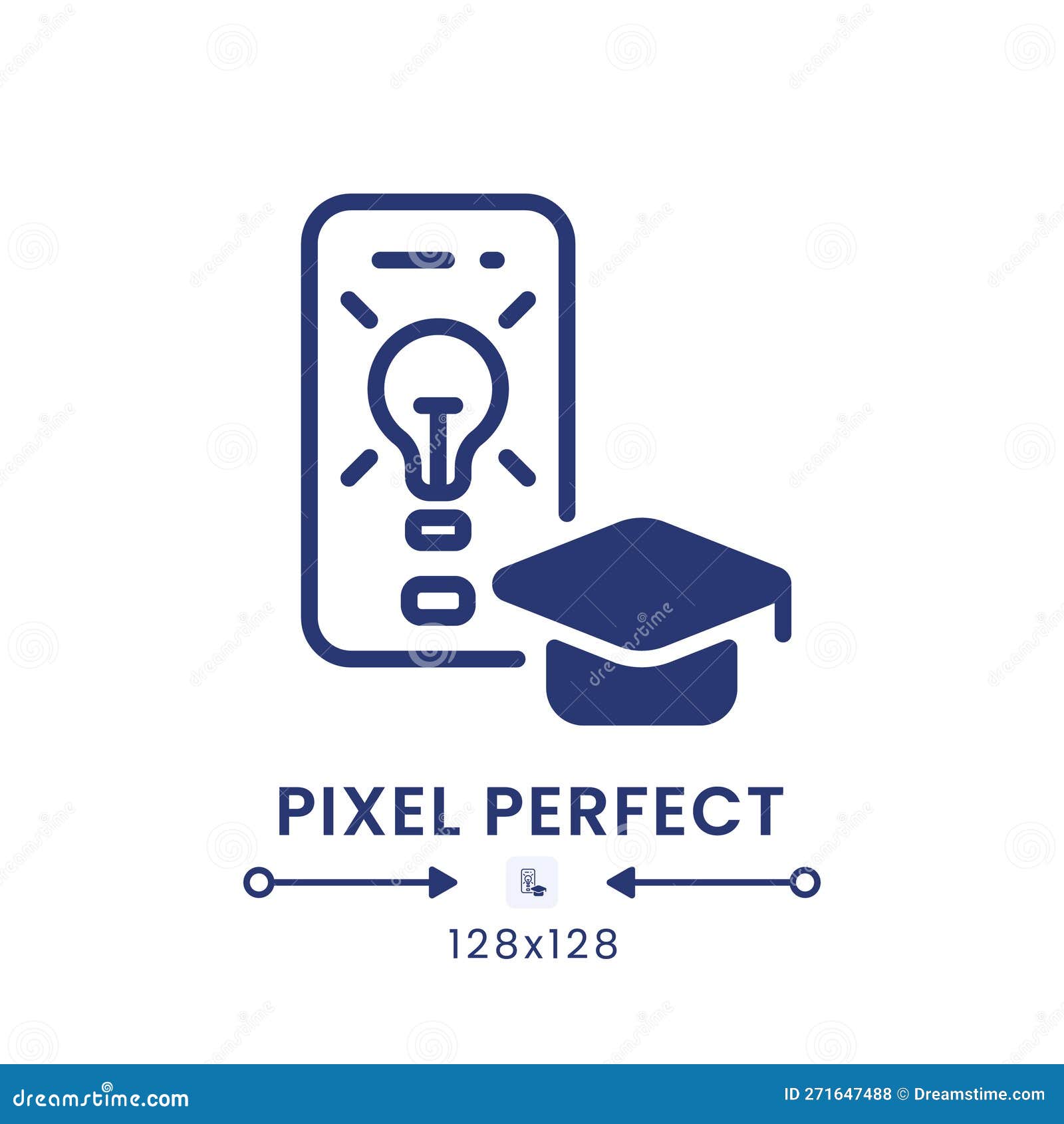 Education App Black Solid Desktop Icon Stock Vector - Illustration of ...