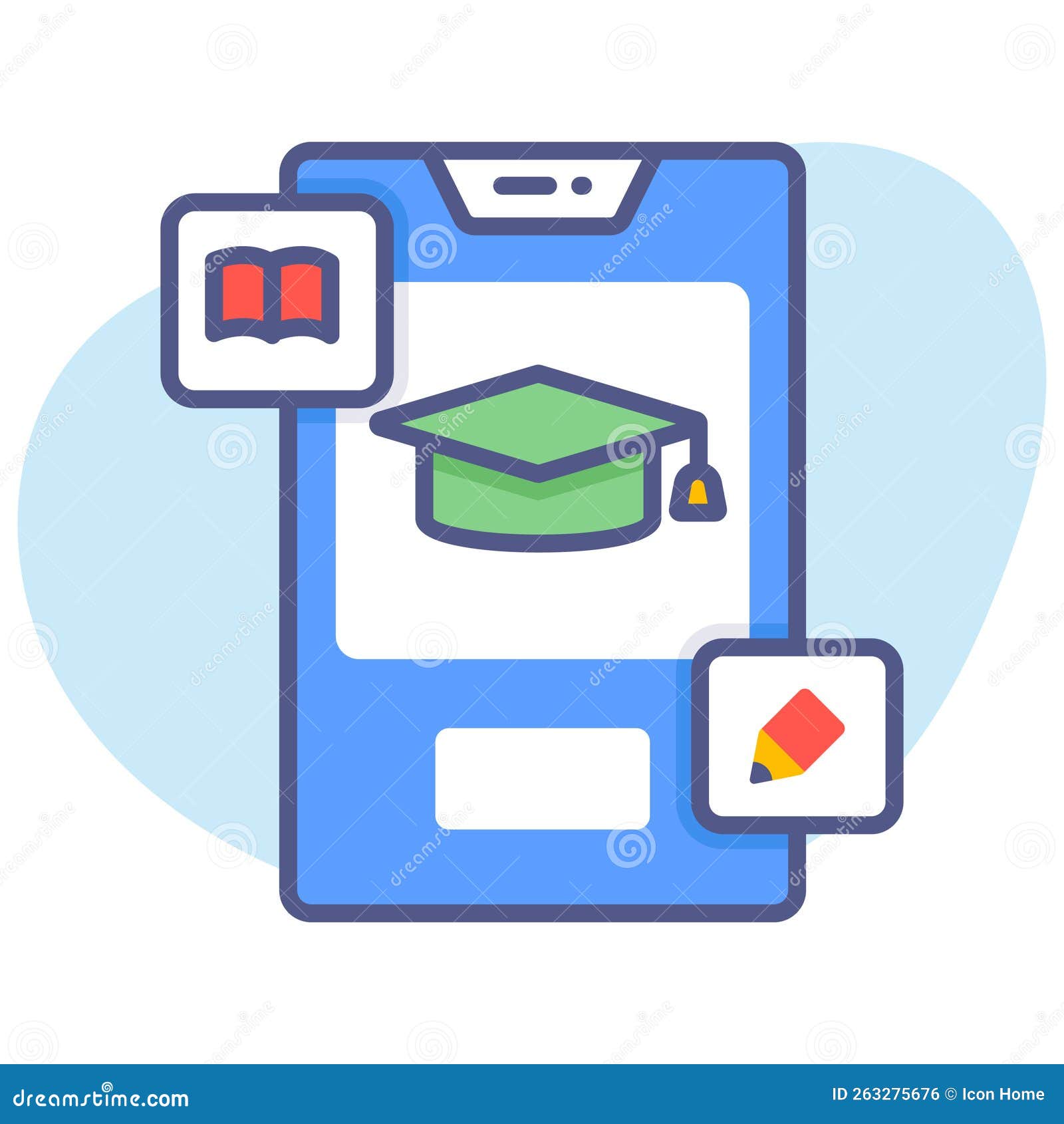 Education App, Learning, Study Modern Concepts Flat Design, Premium ...