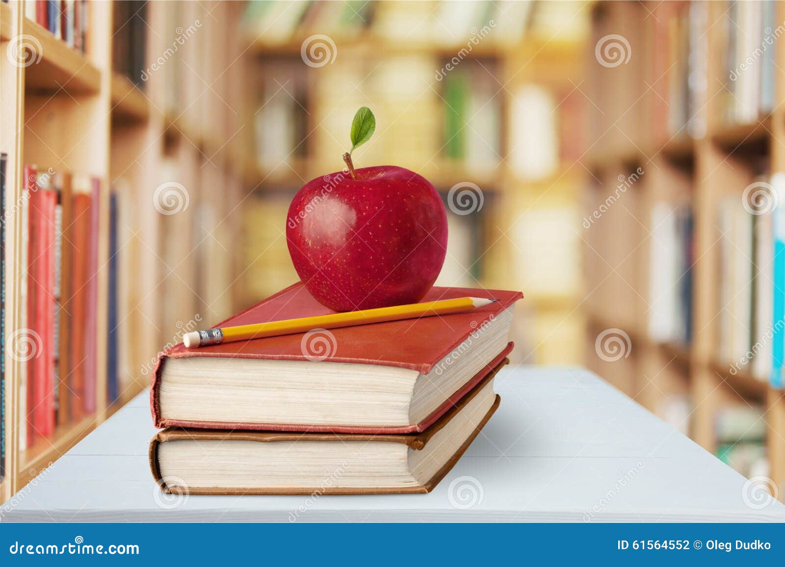 Education stock photo. Image of apple, book, leaning - 61564552