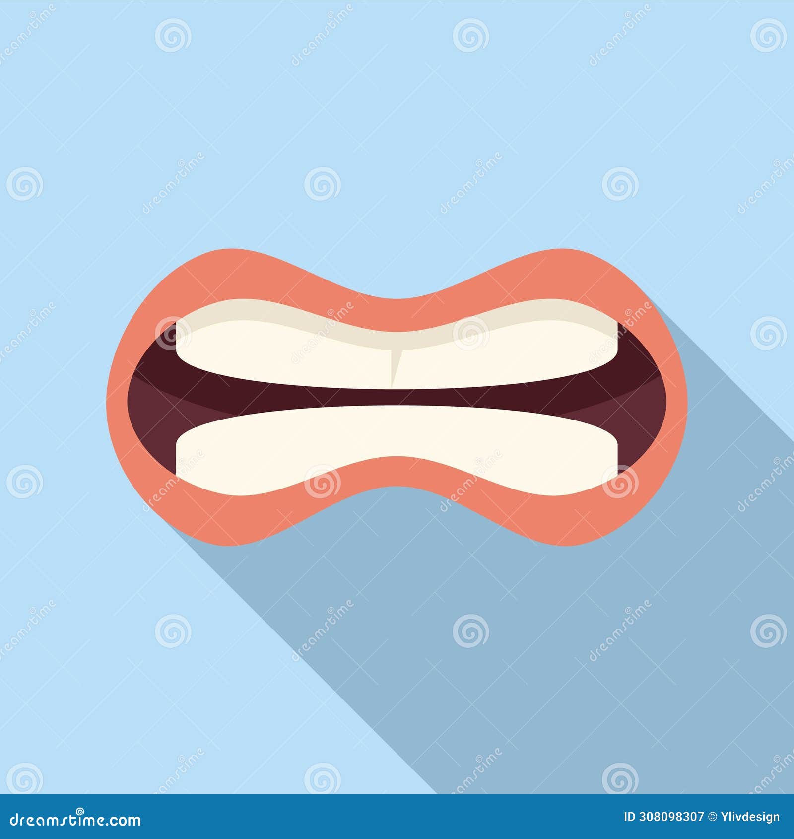 Education Articulation Icon Flat Vector. Tongue Idiom Stock ...