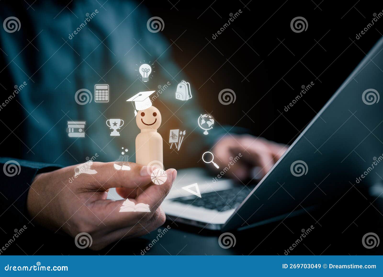 Education Background, Back To School Event Education Icon Stock Image ...