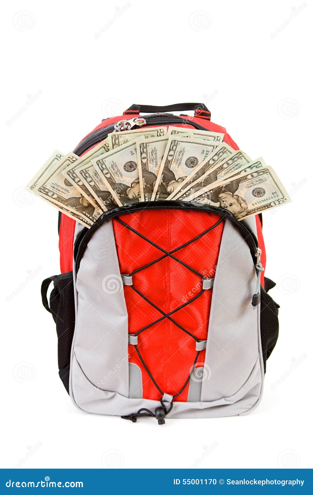 Education: Backpack with Money Tuition Concept Stock Photo - Image of ...