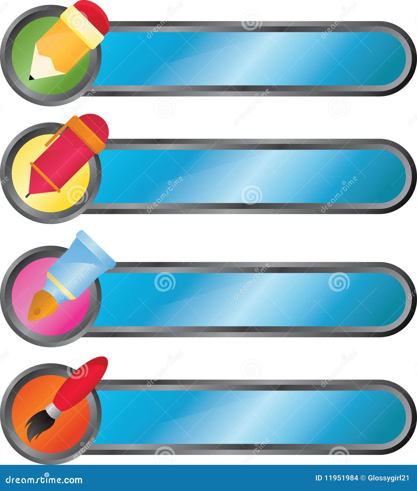 Education banner stock vector. Illustration of glass - 11951984