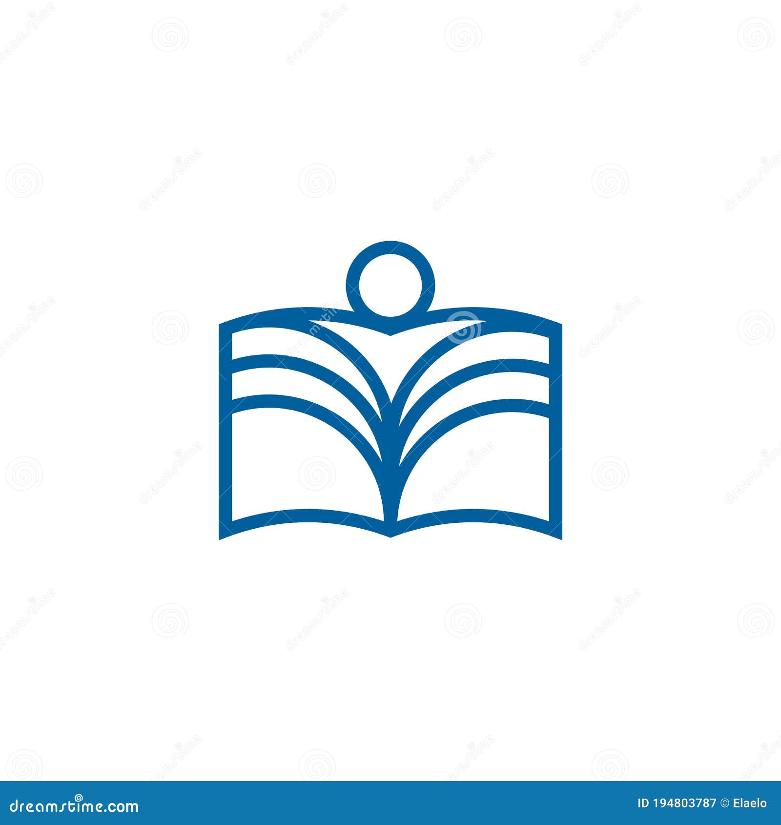 Education Book Icon Template Vector Stock Vector - Illustration of ...