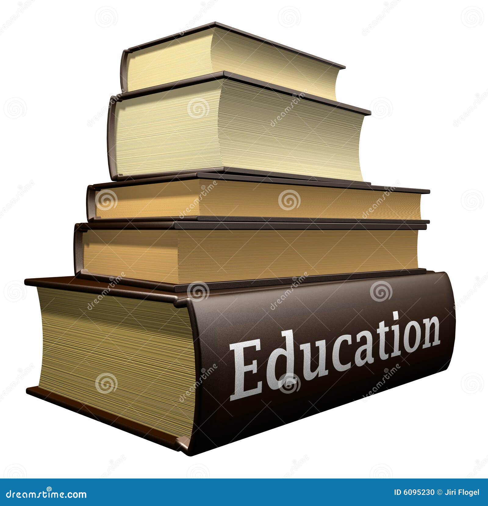 Education books stock illustration. Illustration of educational - 6095230