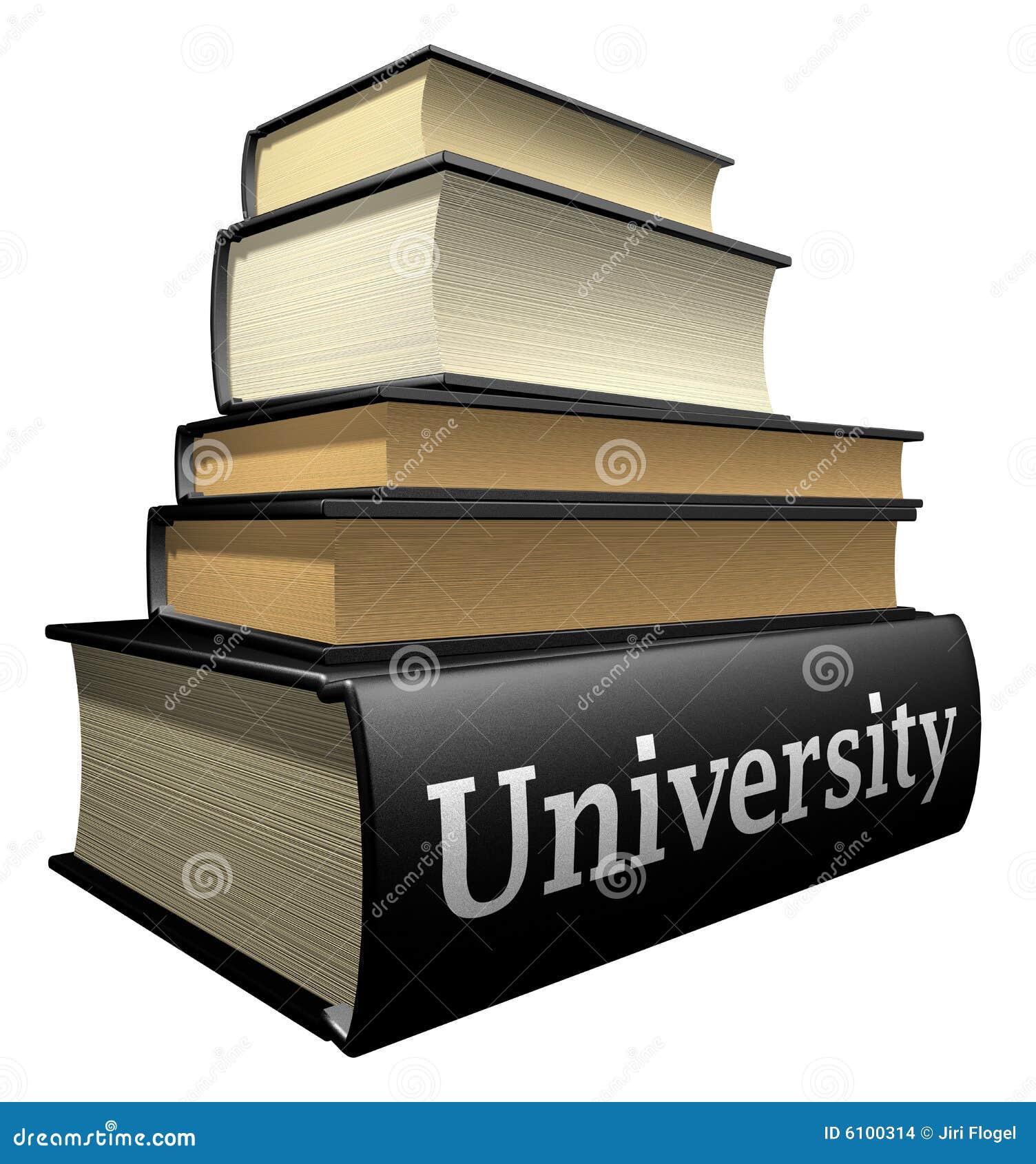 Education Books - University Stock Illustration - Illustration of ...