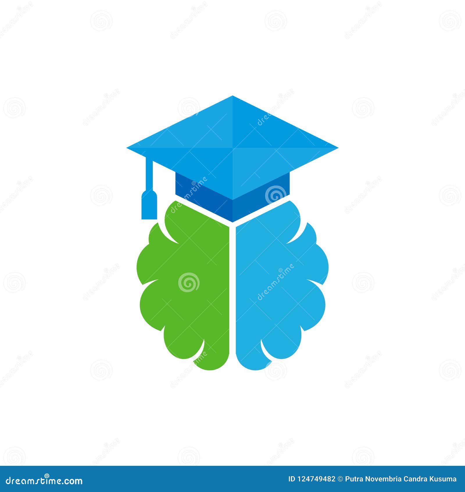 Education Brain Logo Icon Design Stock Vector - Illustration of element ...