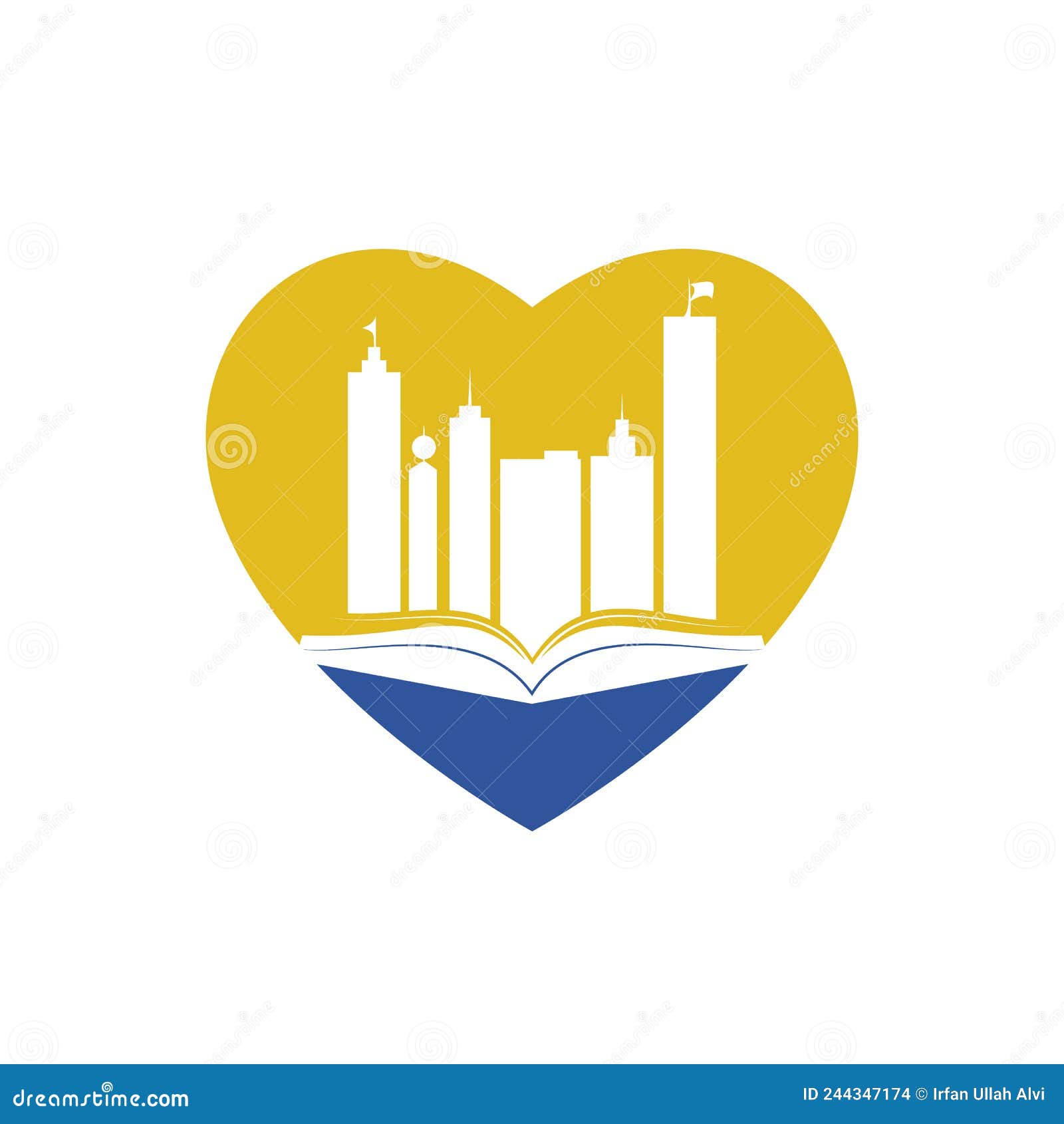 Education Building Logo Design. Vector of Book and a Building, Symbol ...