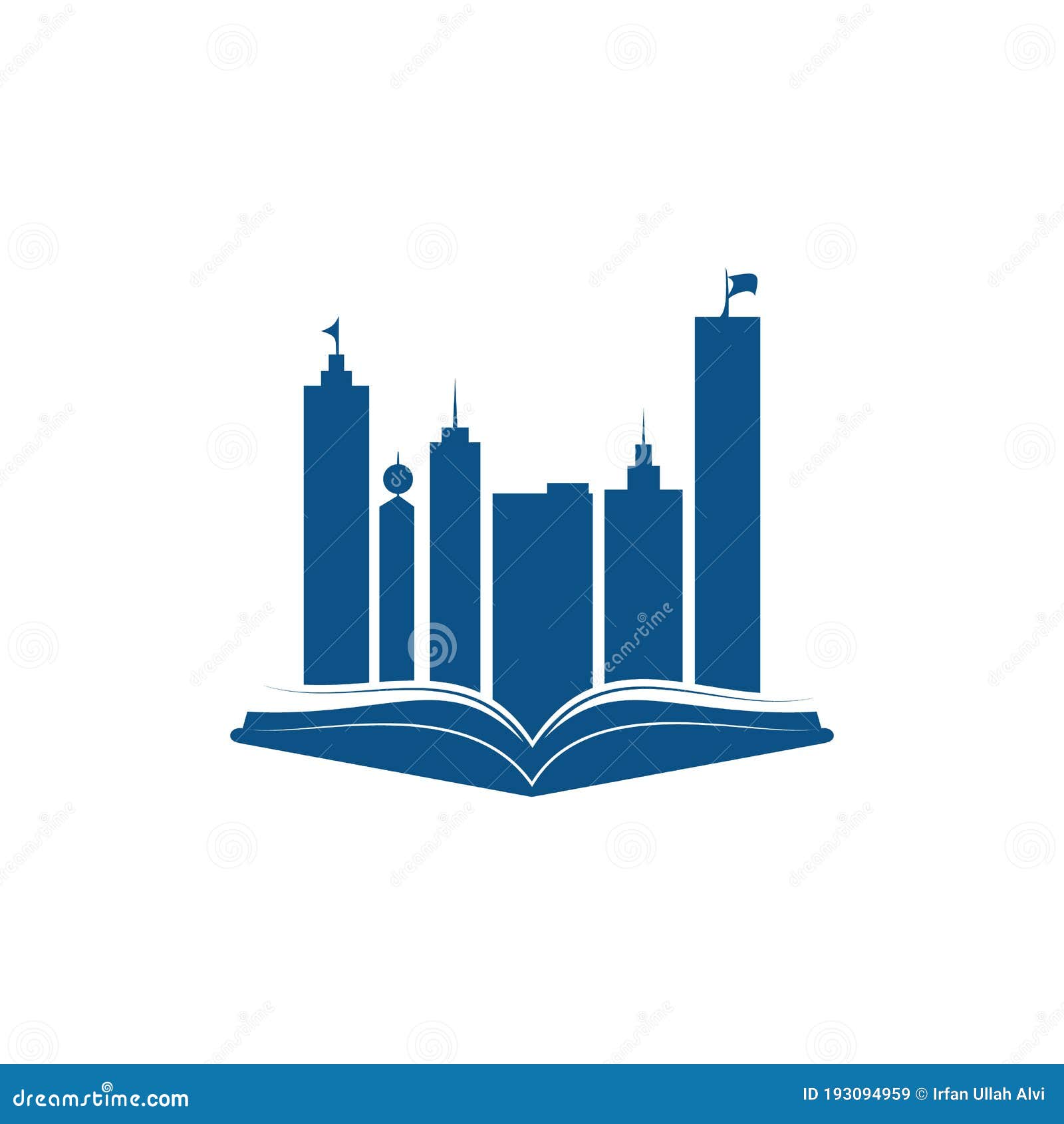 Education Building Vector Logo Design. Stock Vector - Illustration of ...