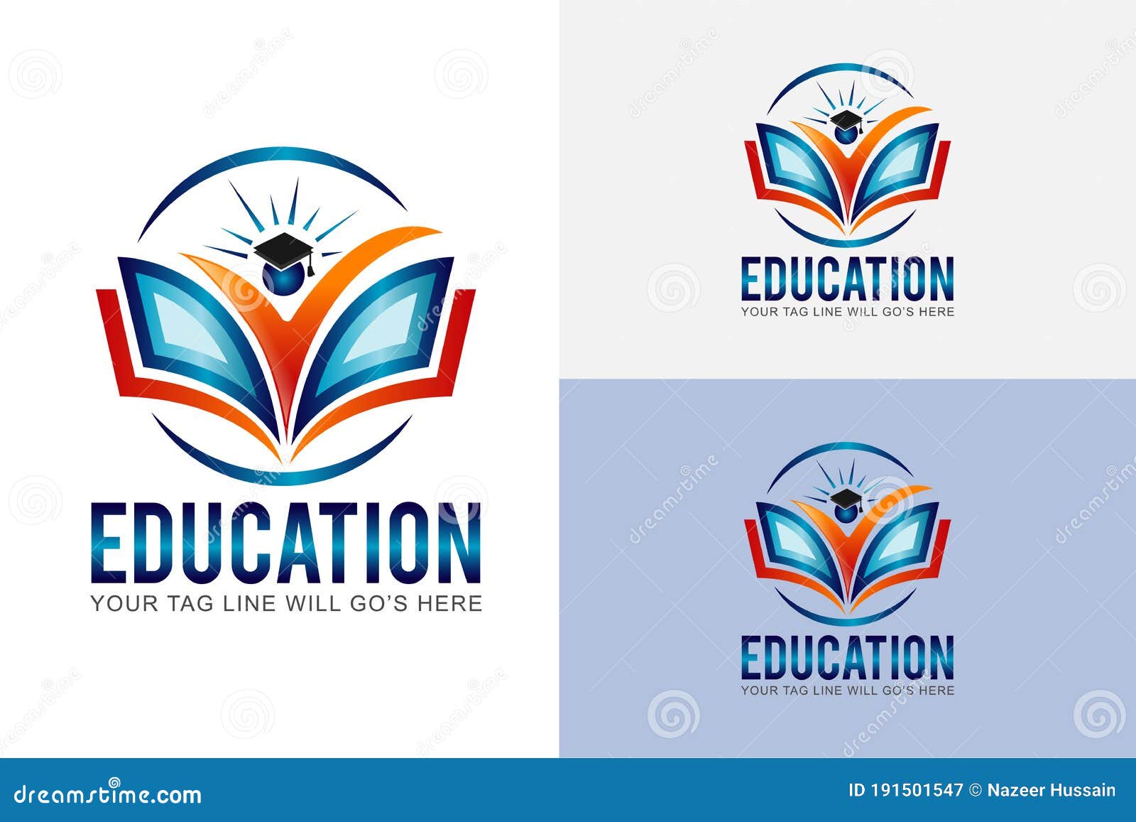 Education Business Logo Vector Templates Stock Illustration ...