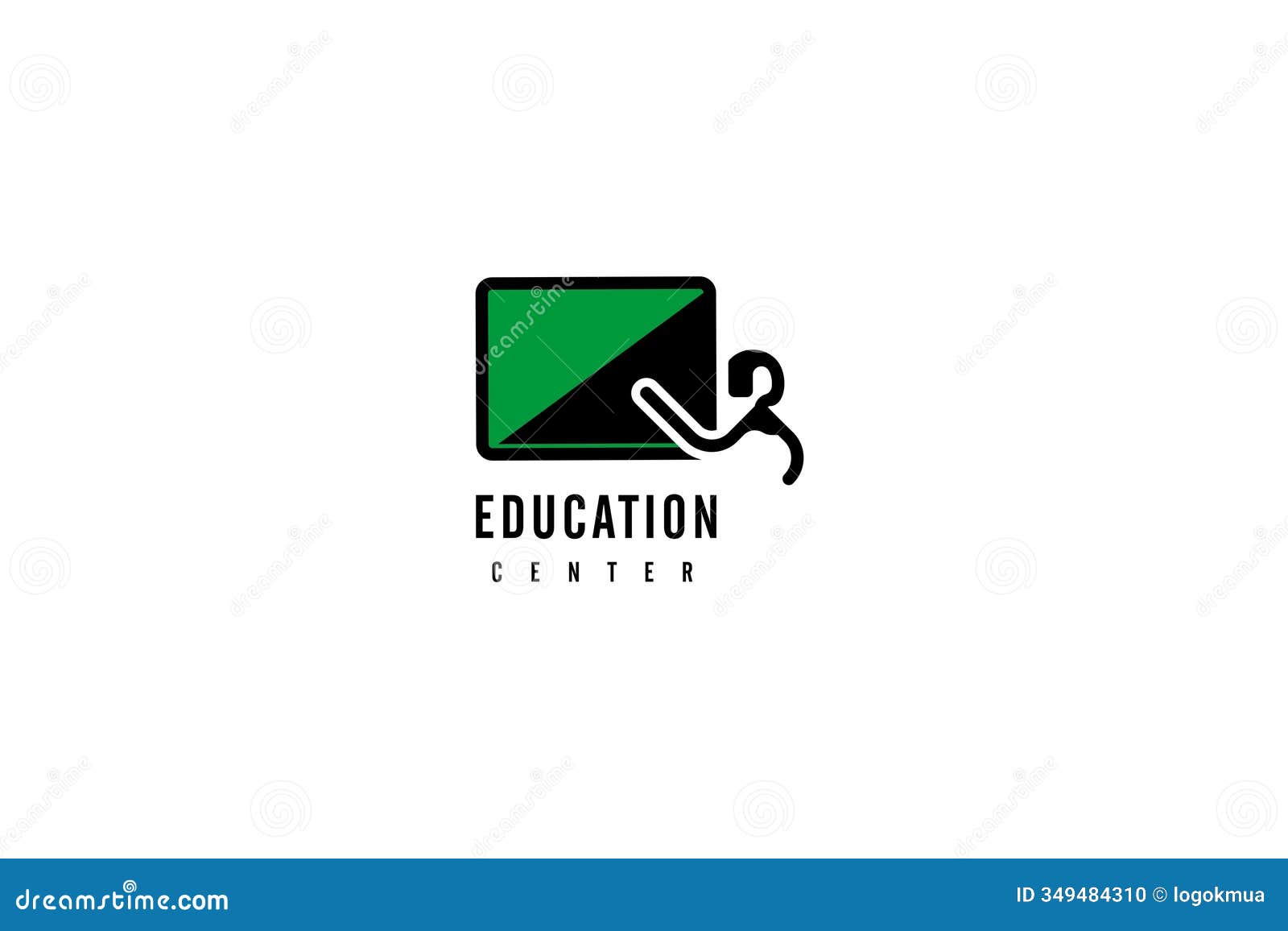 Education center logo stock vector. Illustration of visual - 349484310