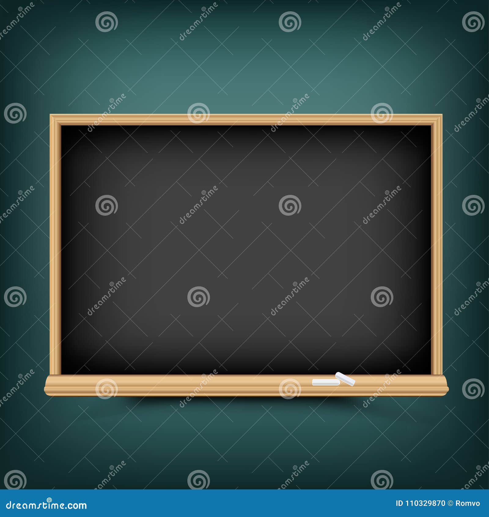 Education Chalkboard Drawing Template Stock Vector - Illustration of ...