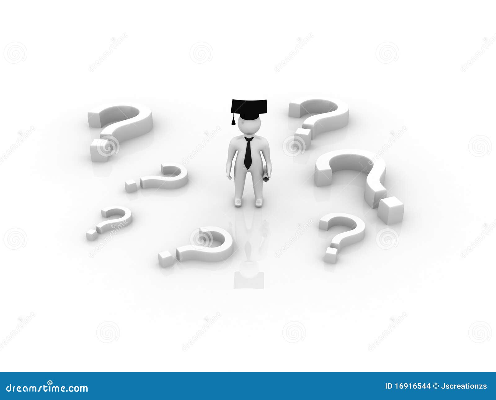 Education Choices stock illustration. Illustration of three - 16916544