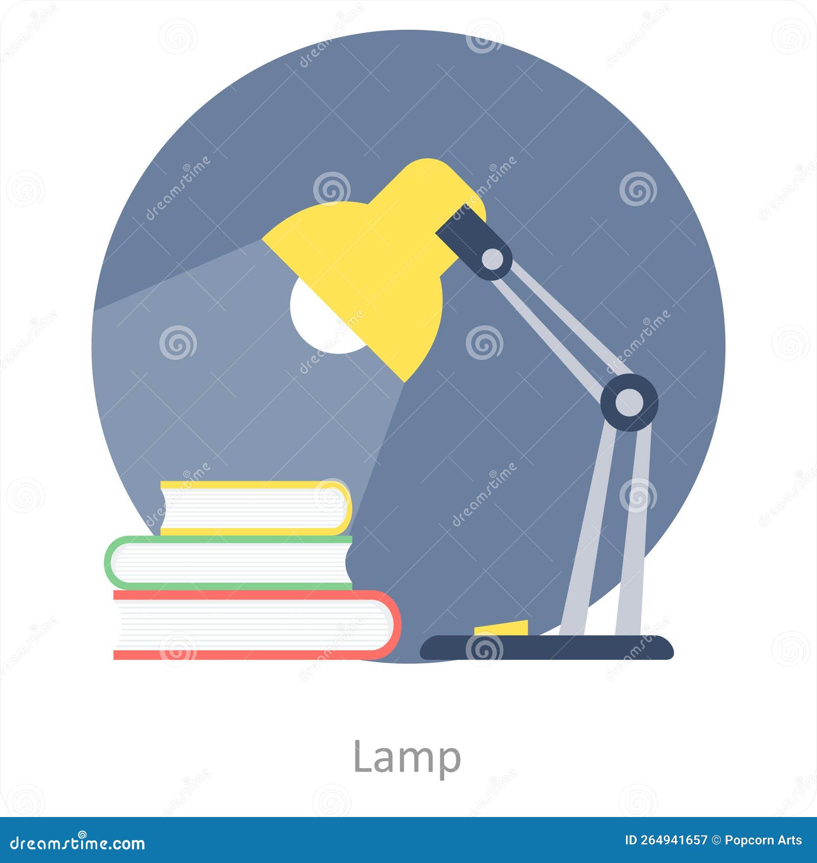 Lamp stock vector. Illustration of lamp, study, education - 264941657