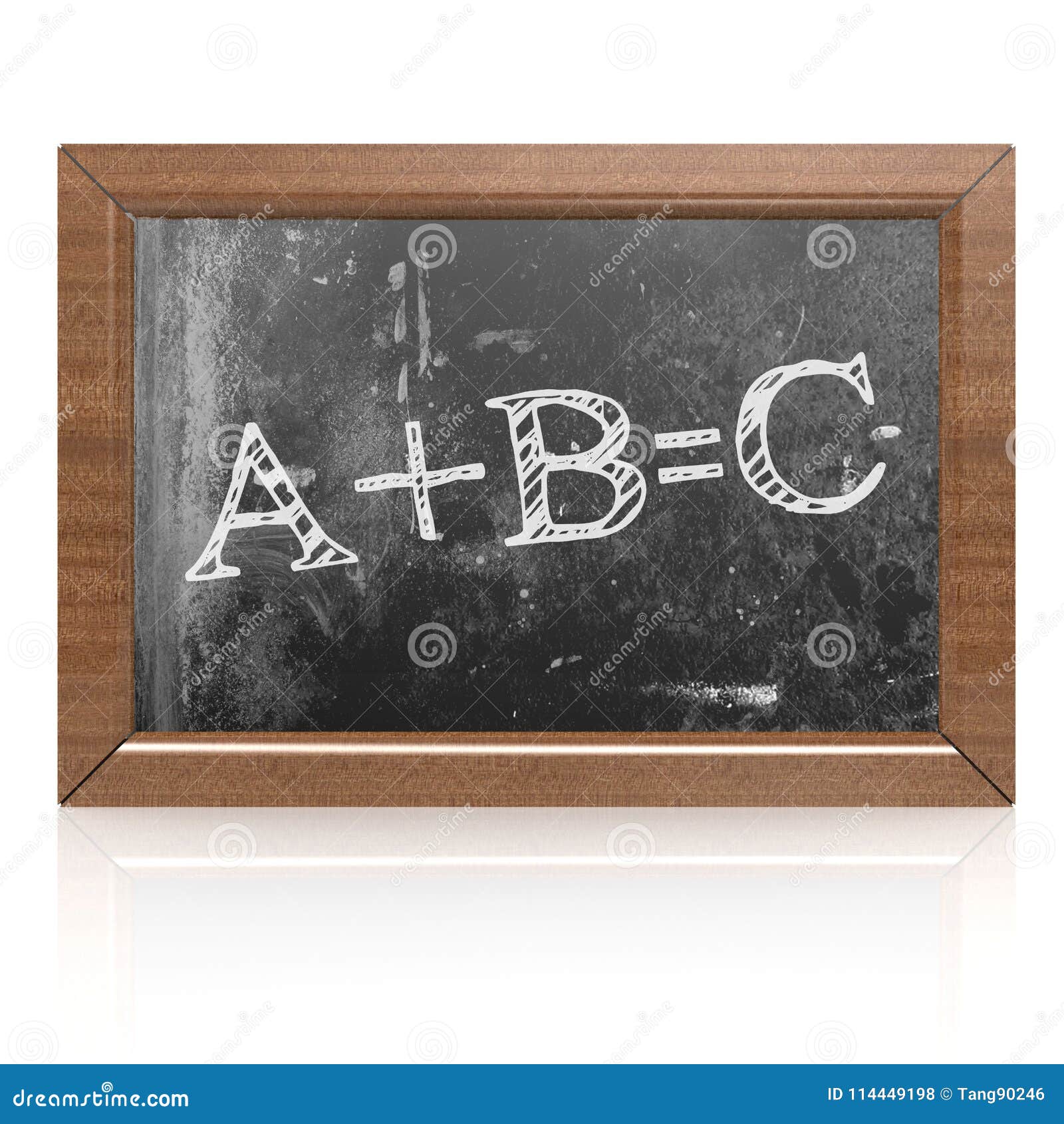 Education Concept with ABC on Blackboard Stock Illustration ...