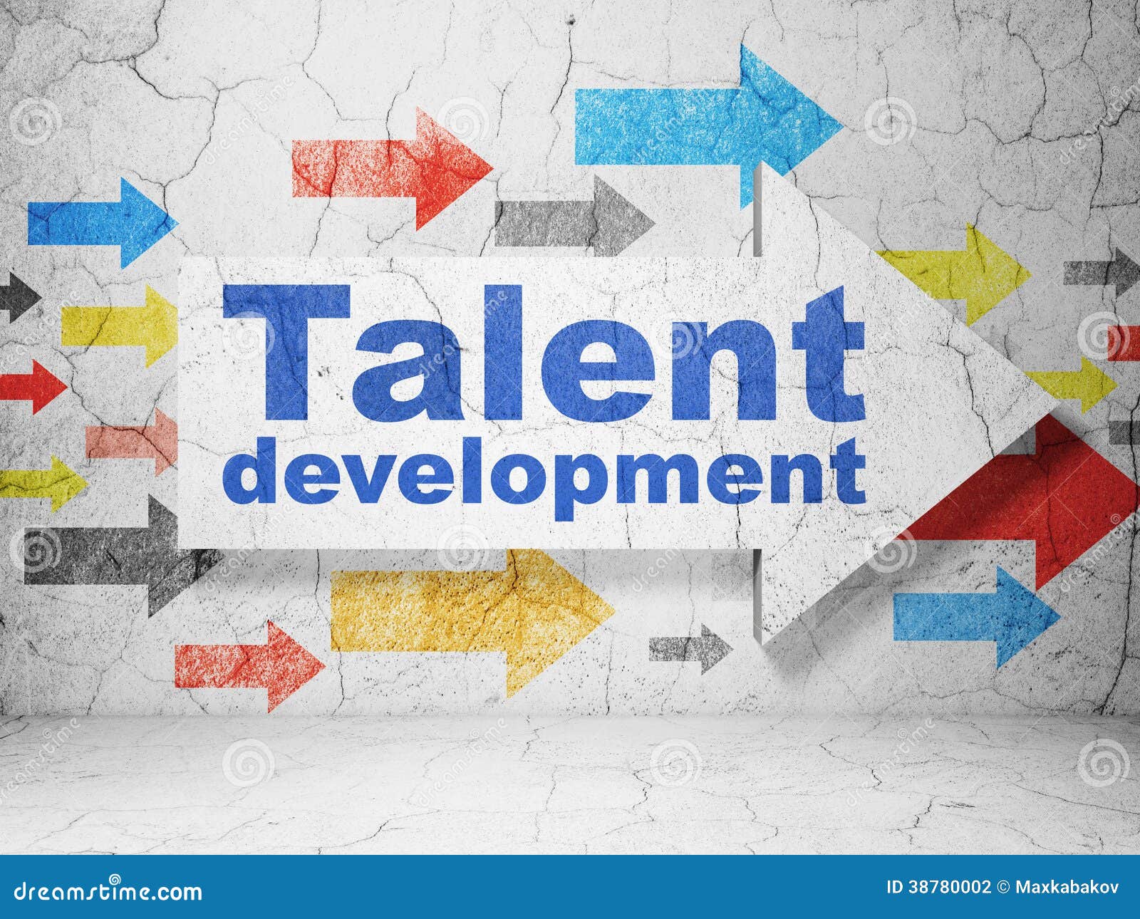 Talent Development Through Magnifying Glass. Doodle Design. Stock ...