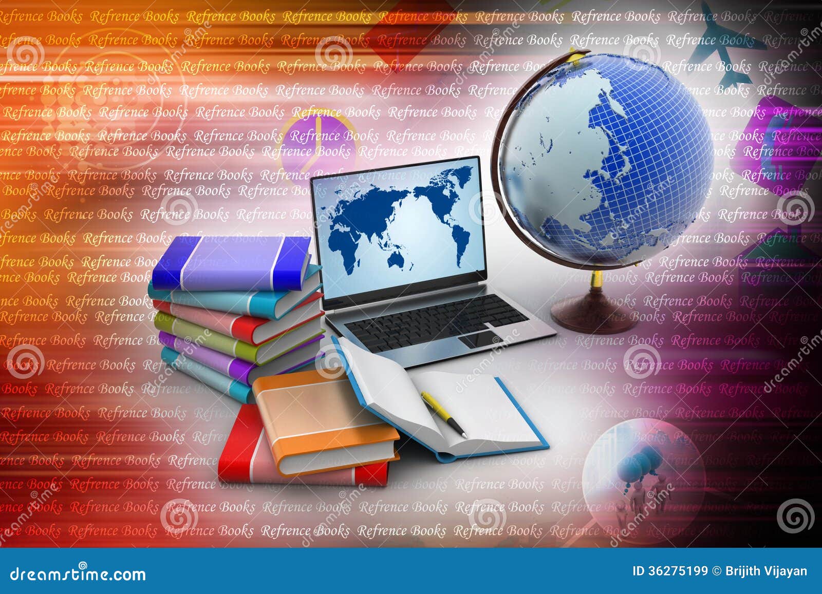 Education concept stock illustration. Illustration of globe - 36275199