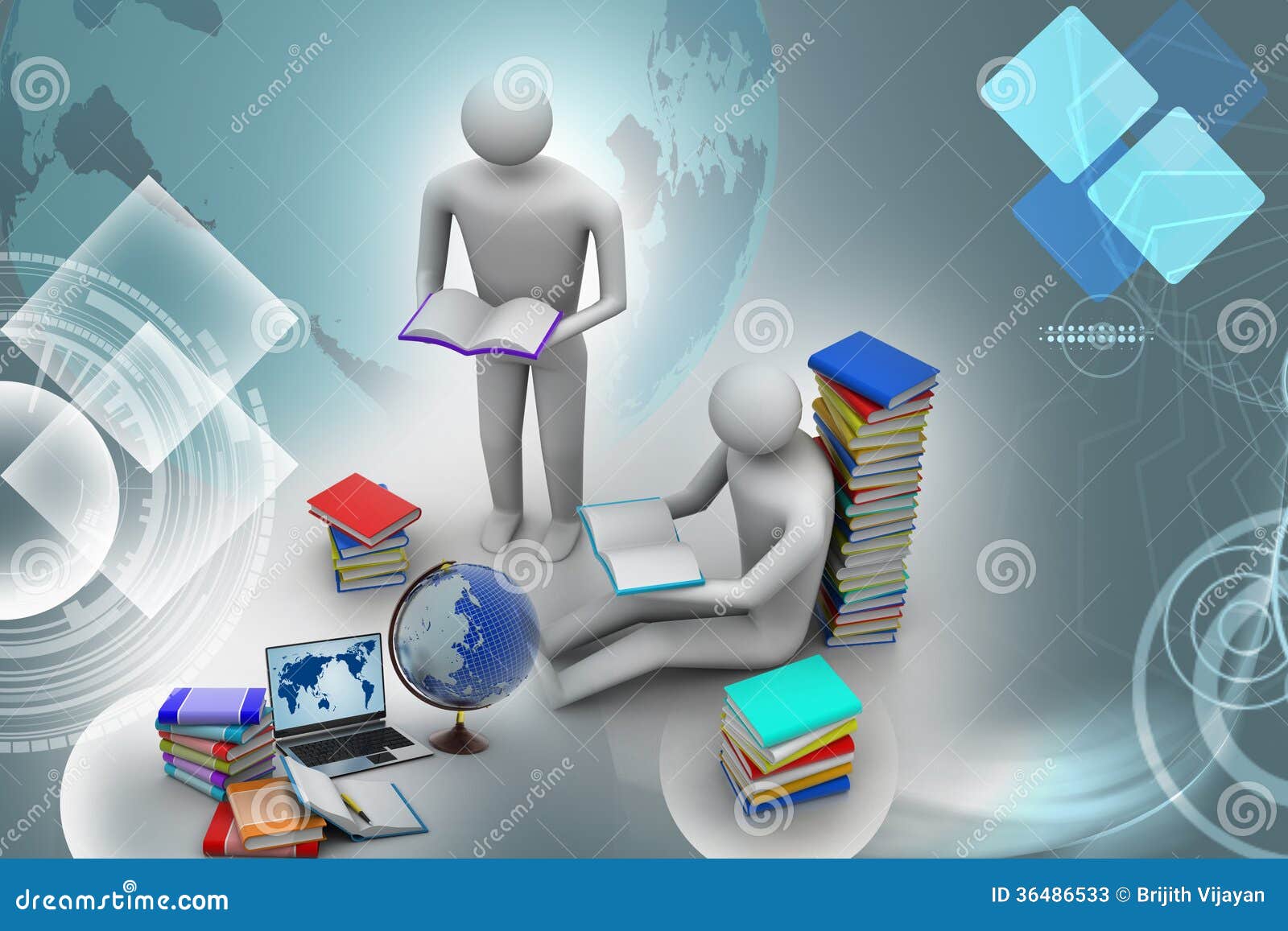 Education concept stock illustration. Illustration of computer - 36486533