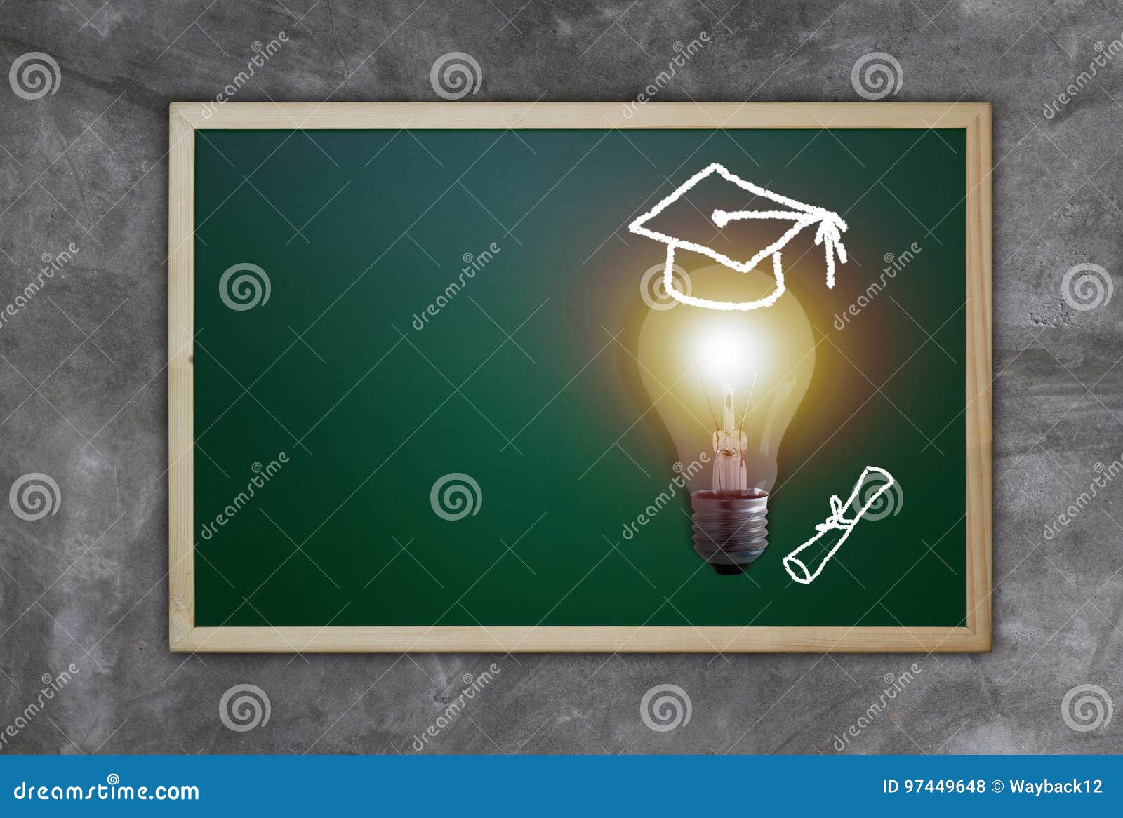 Education Concept Background Stock Illustration - Illustration of bulb ...