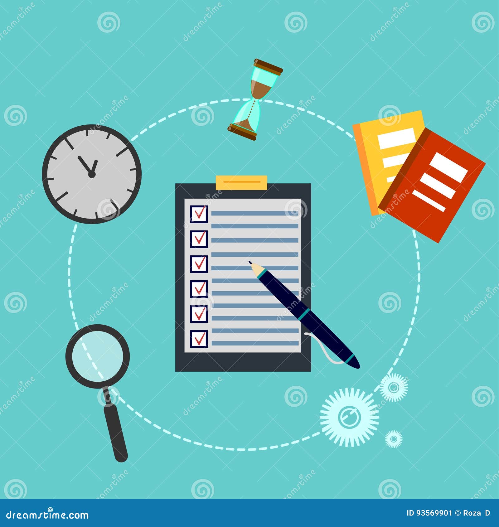 Education, concept, exams stock vector. Illustration of choice - 93569901