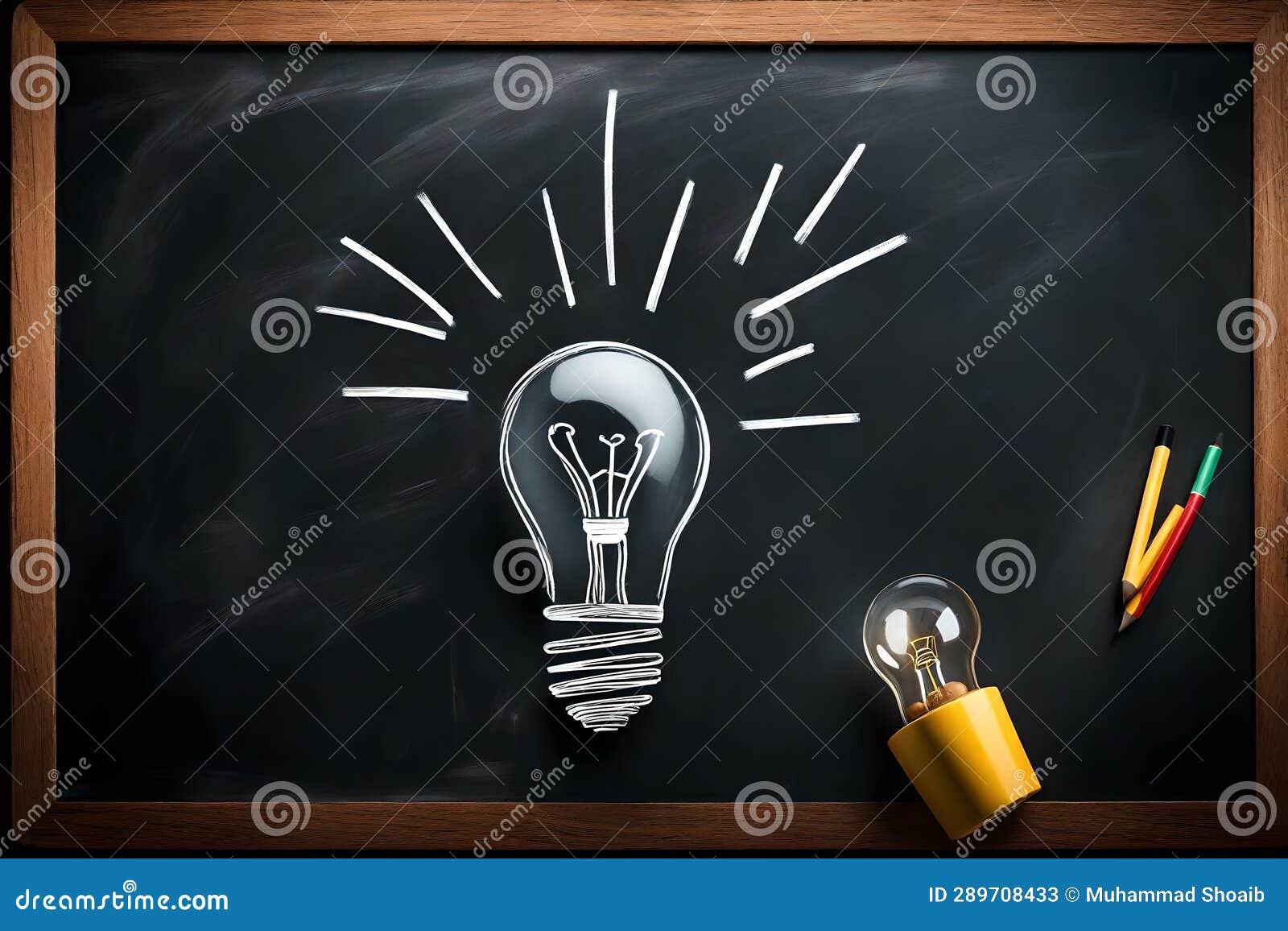 Innovation Blackboard Tech Drawing Vector Illustration | CartoonDealer ...