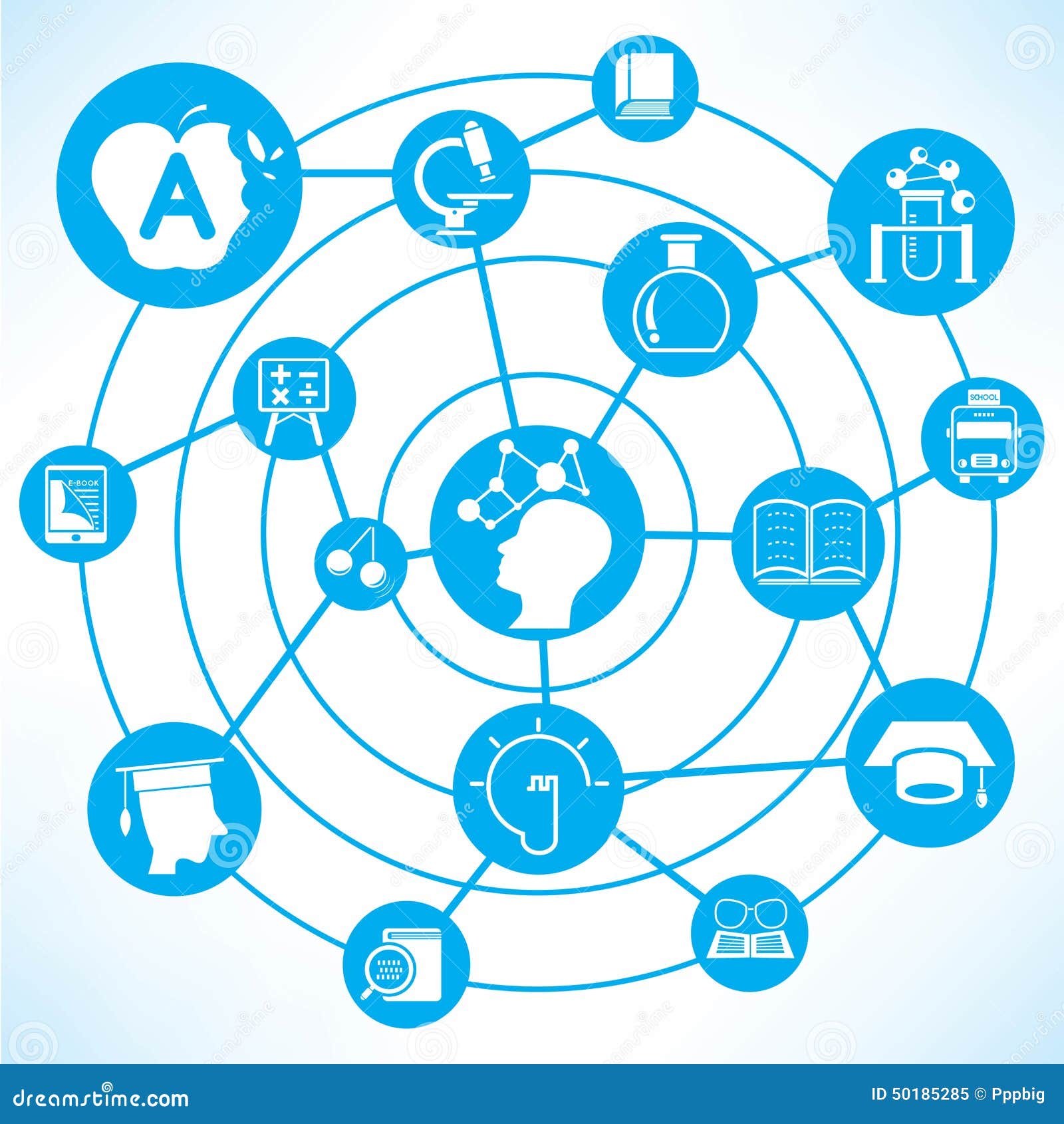 Education concept stock illustration. Illustration of book - 50185285