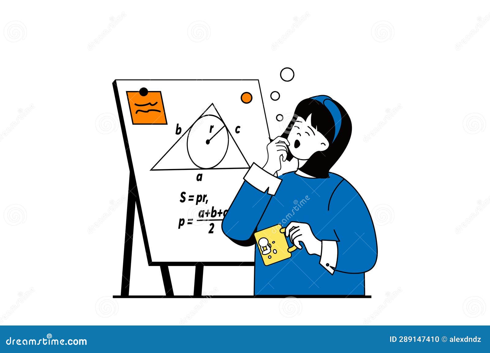 Education Concept with People Scene in Flat Web Design. Vector ...