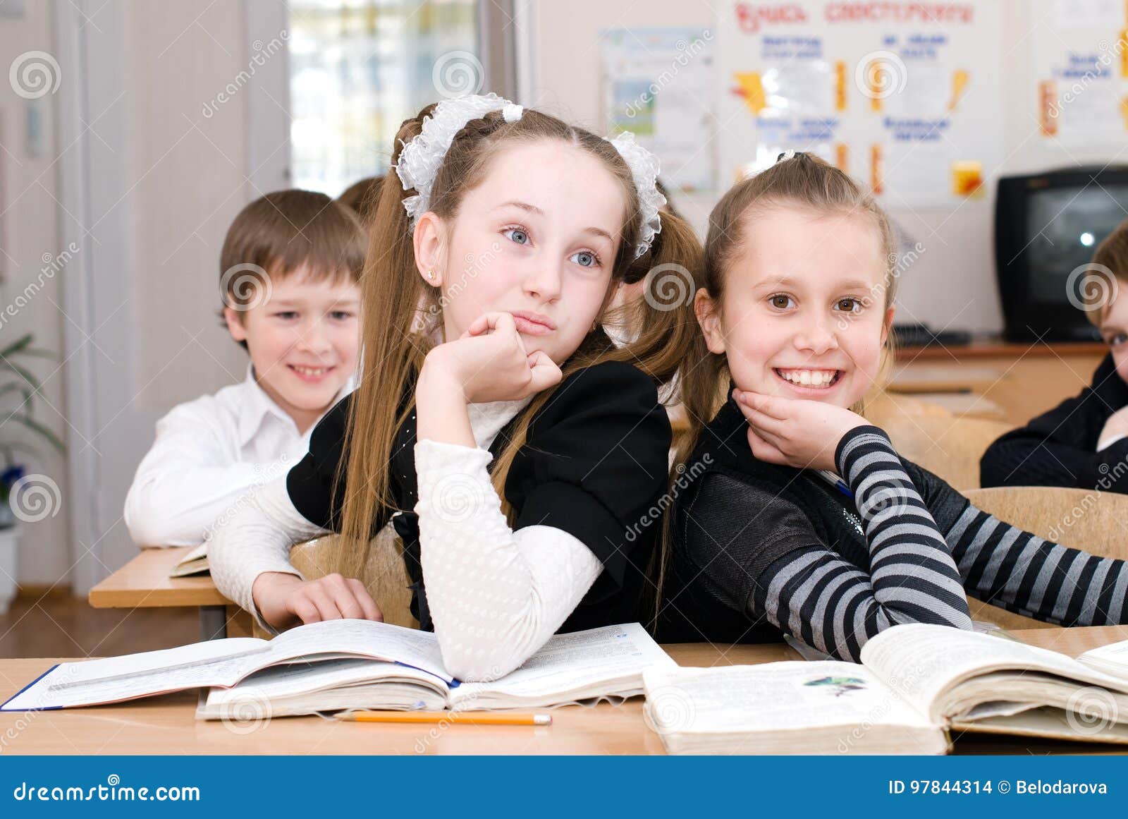 Education Concept - School Students at the Class Stock Photo - Image of ...