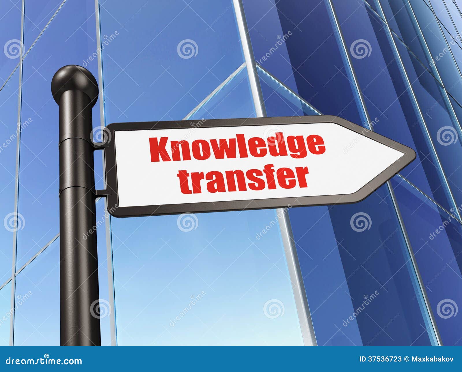 Education Concept: Sign Knowledge Transfer on Stock Illustration ...