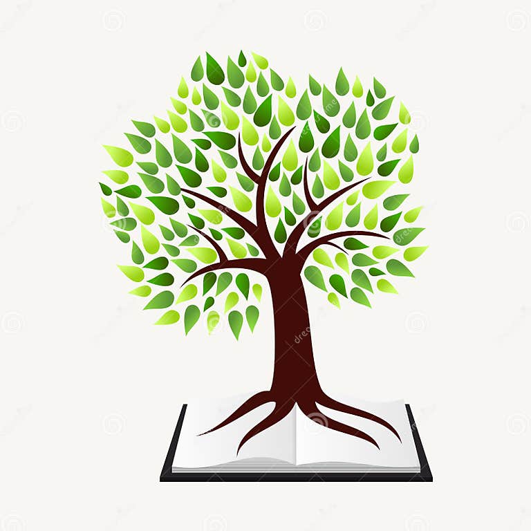 Education Concept Tree Book Stock Vector - Illustration of study ...