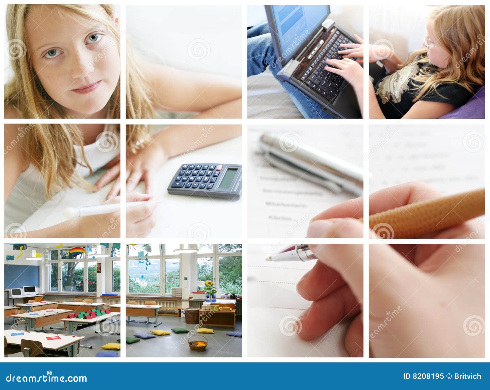 Education Conceptual Collage Stock Image - Image of hand, career: 8208195