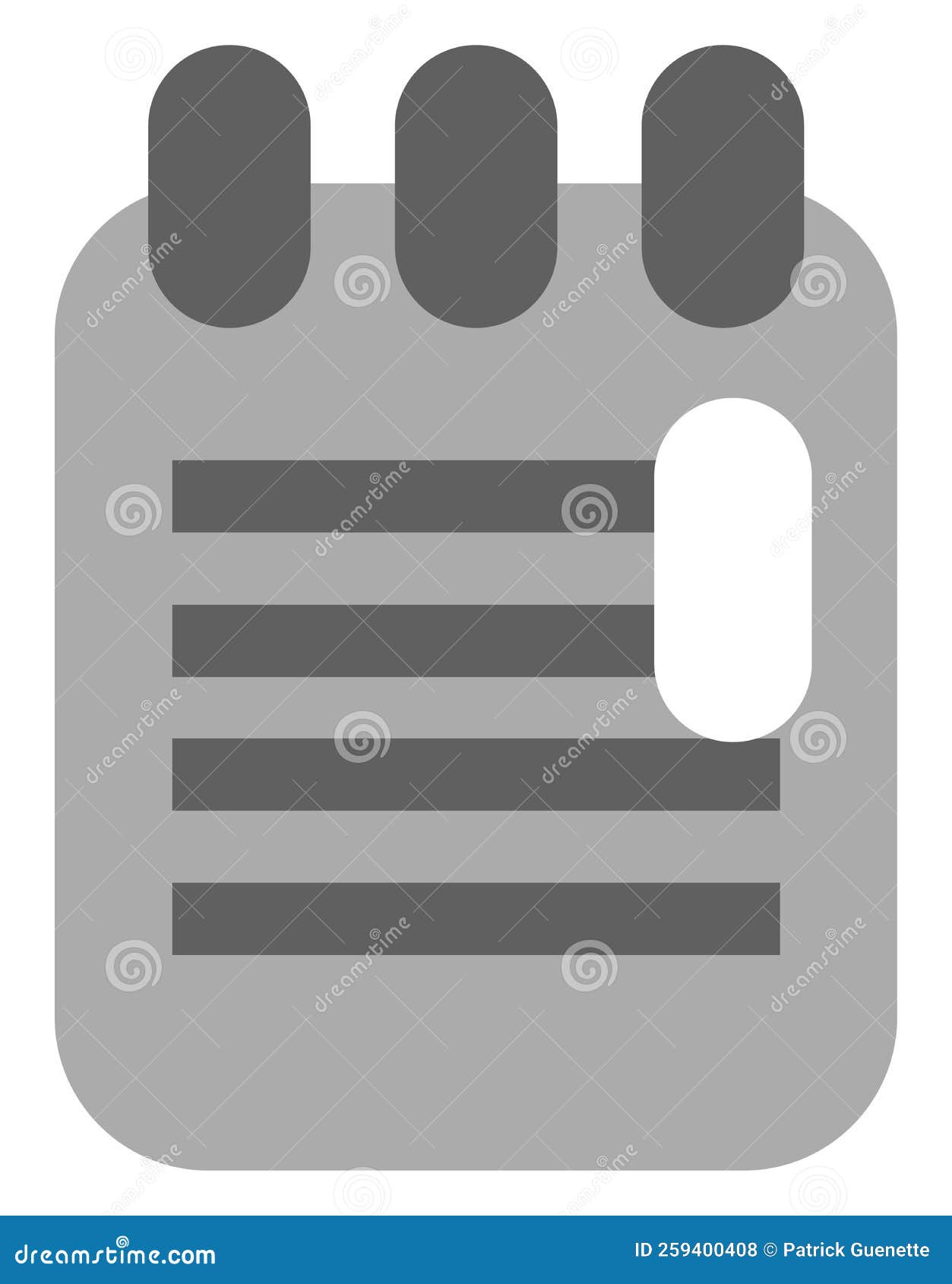 Education copybook, icon stock vector. Illustration of page - 259400408