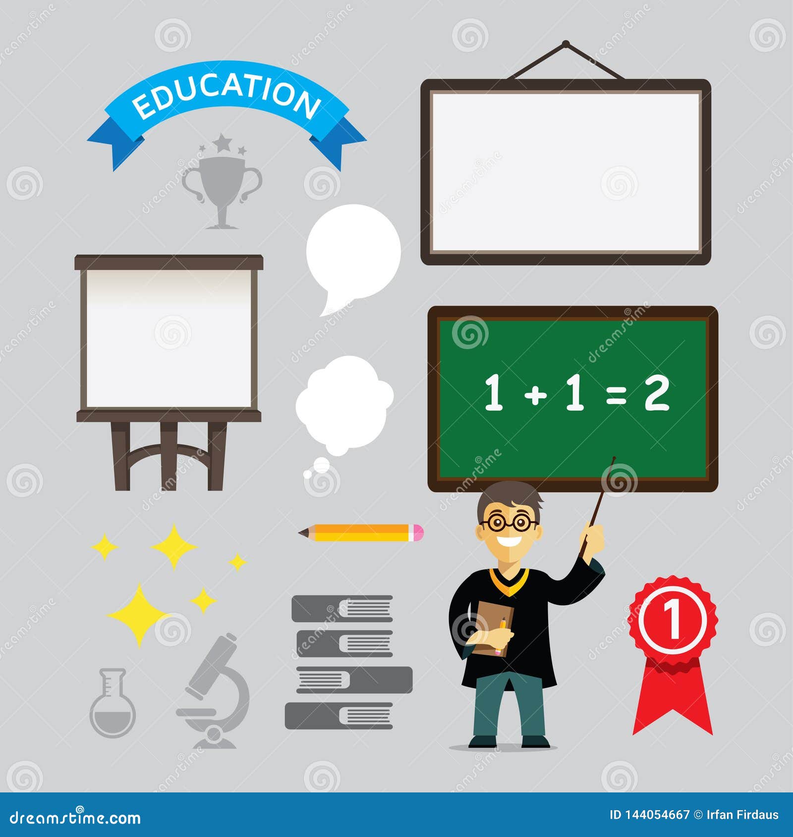 Education design elements stock vector. Illustration of diploma - 144054667