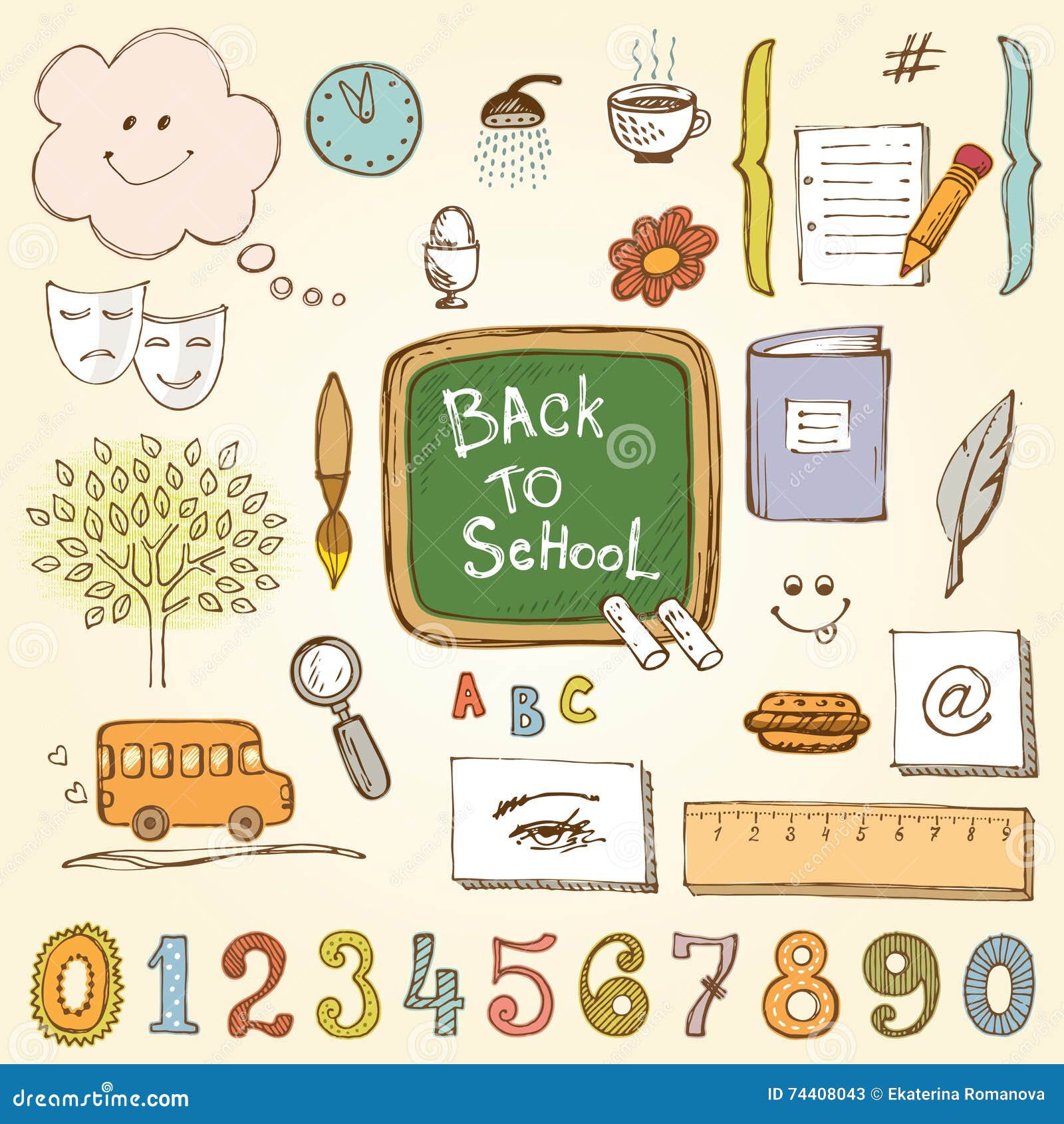 Education Design Elements stock vector. Illustration of glass - 74408043