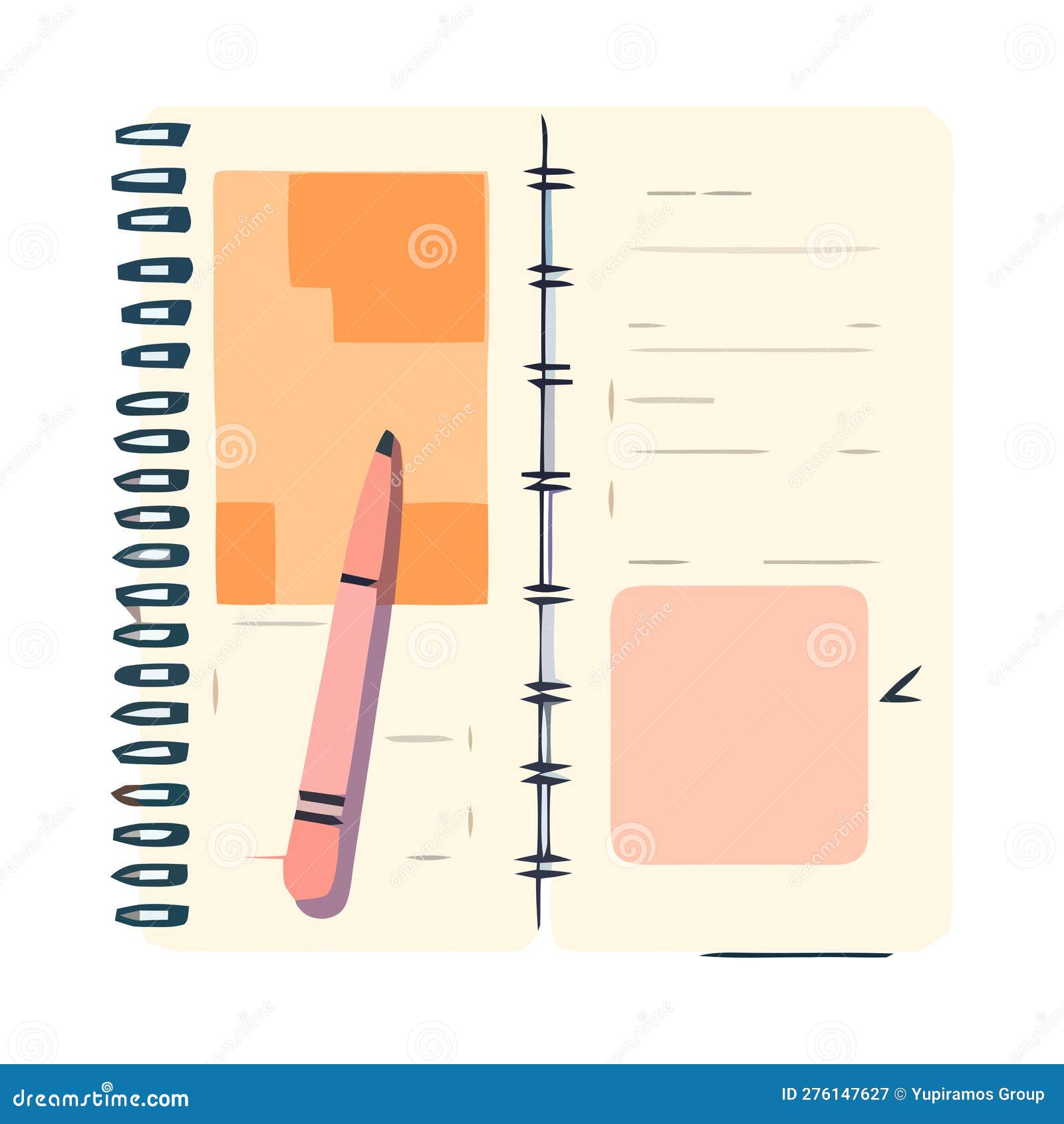 Education on Desk, Creativity in Progress Stock Vector - Illustration ...